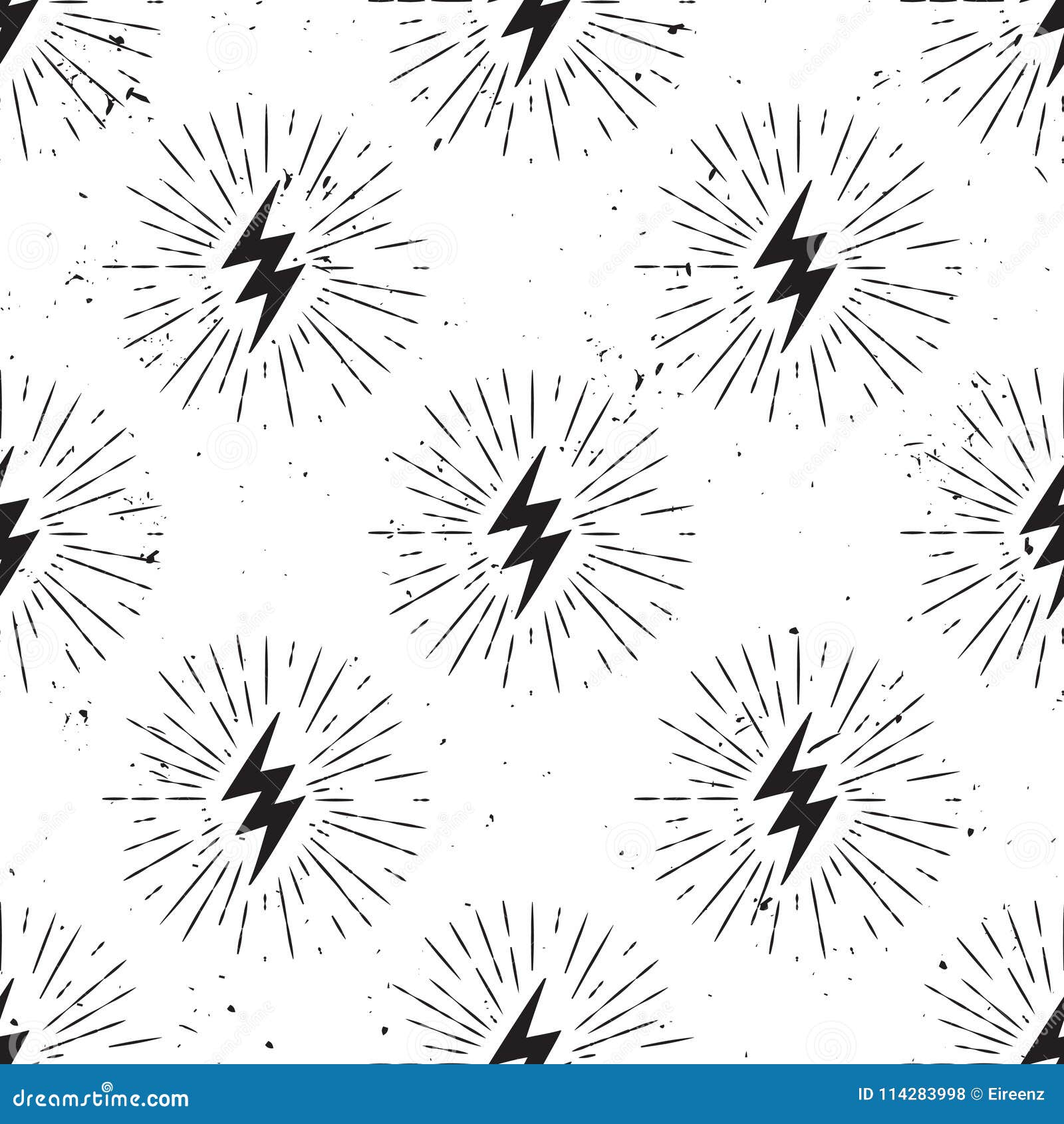 Seamless Lightning Pattern Royalty-Free Stock Image | CartoonDealer.com ...