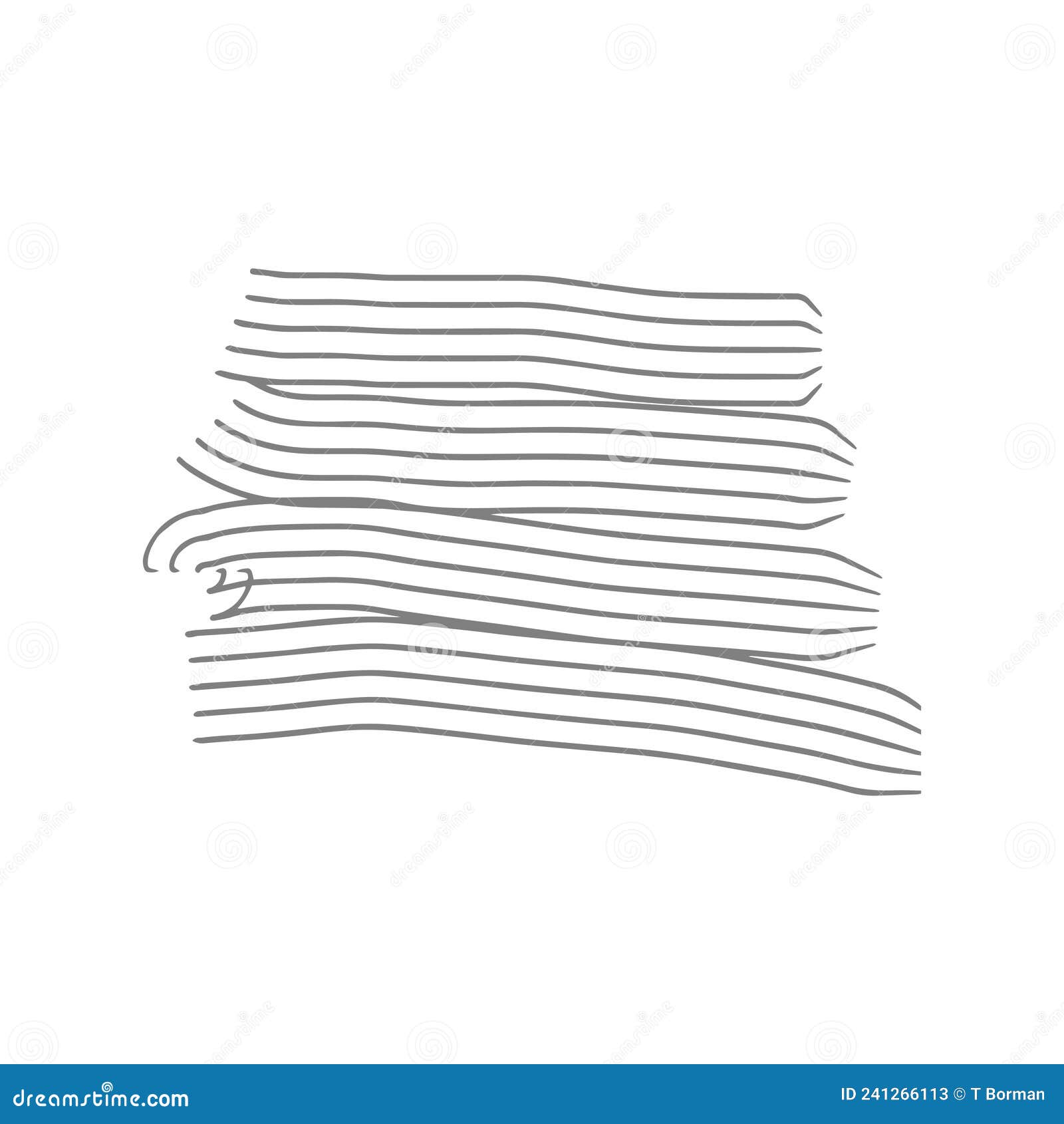 Vector Grunge Texture of Horizontal Hand Drawn Lines. Abstract Lines ...