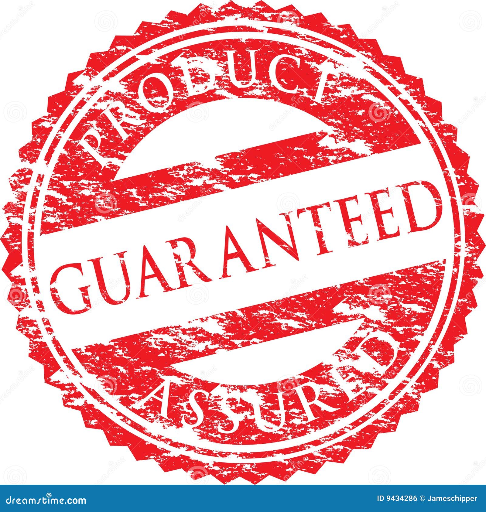A vector guaranteed stamp stock vector. Illustration of grunge - 9434286
