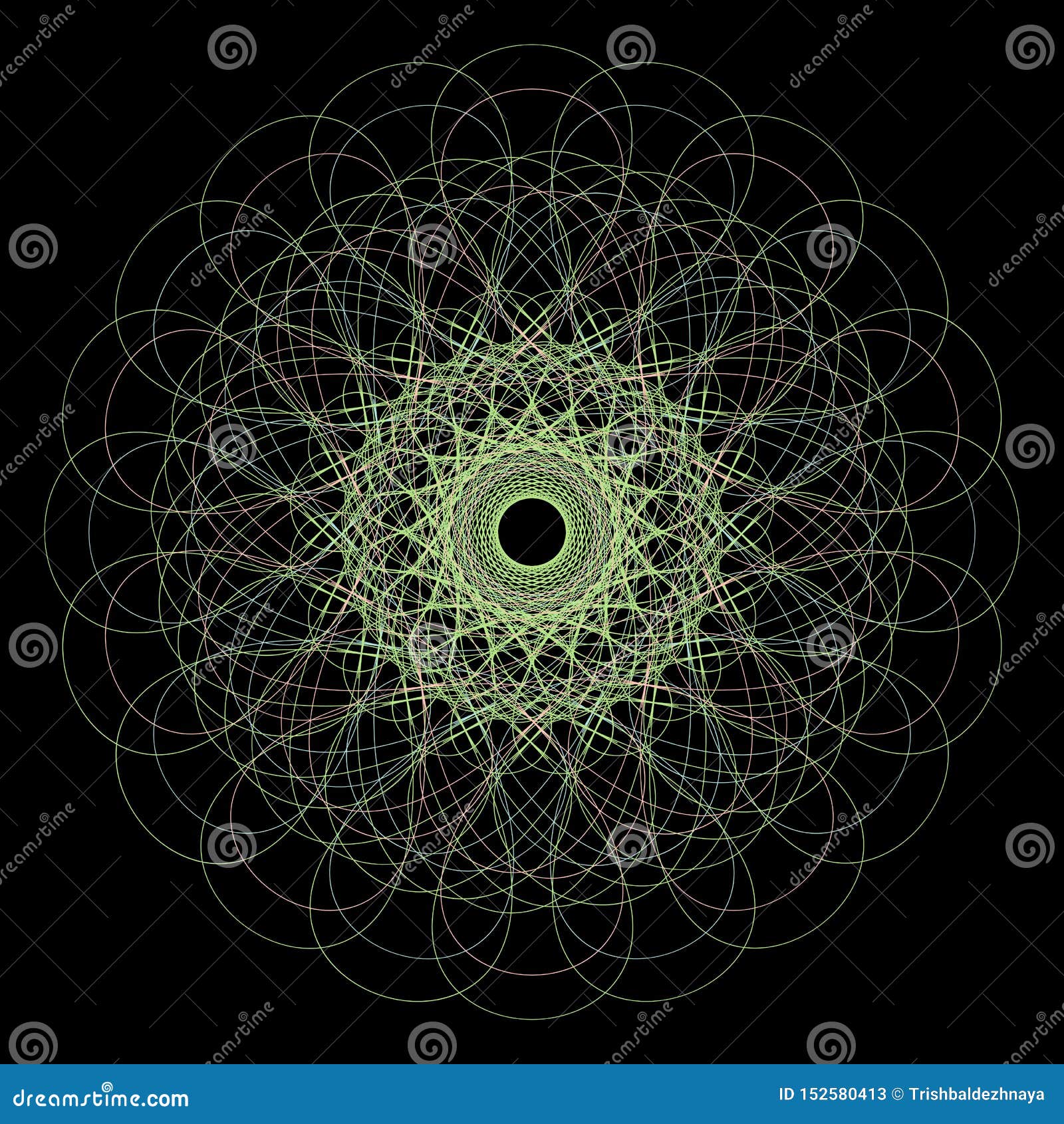 Circle Guilloch In Vector, Circle Border Frame | CartoonDealer.com ...