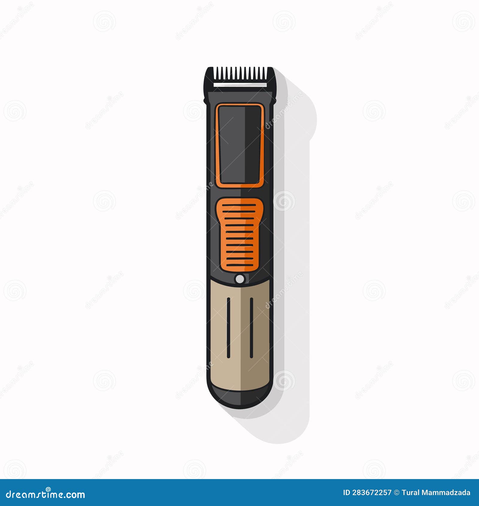 Vector of a Hair Clipper Icon in a Minimalist Line Style Stock Vector ...
