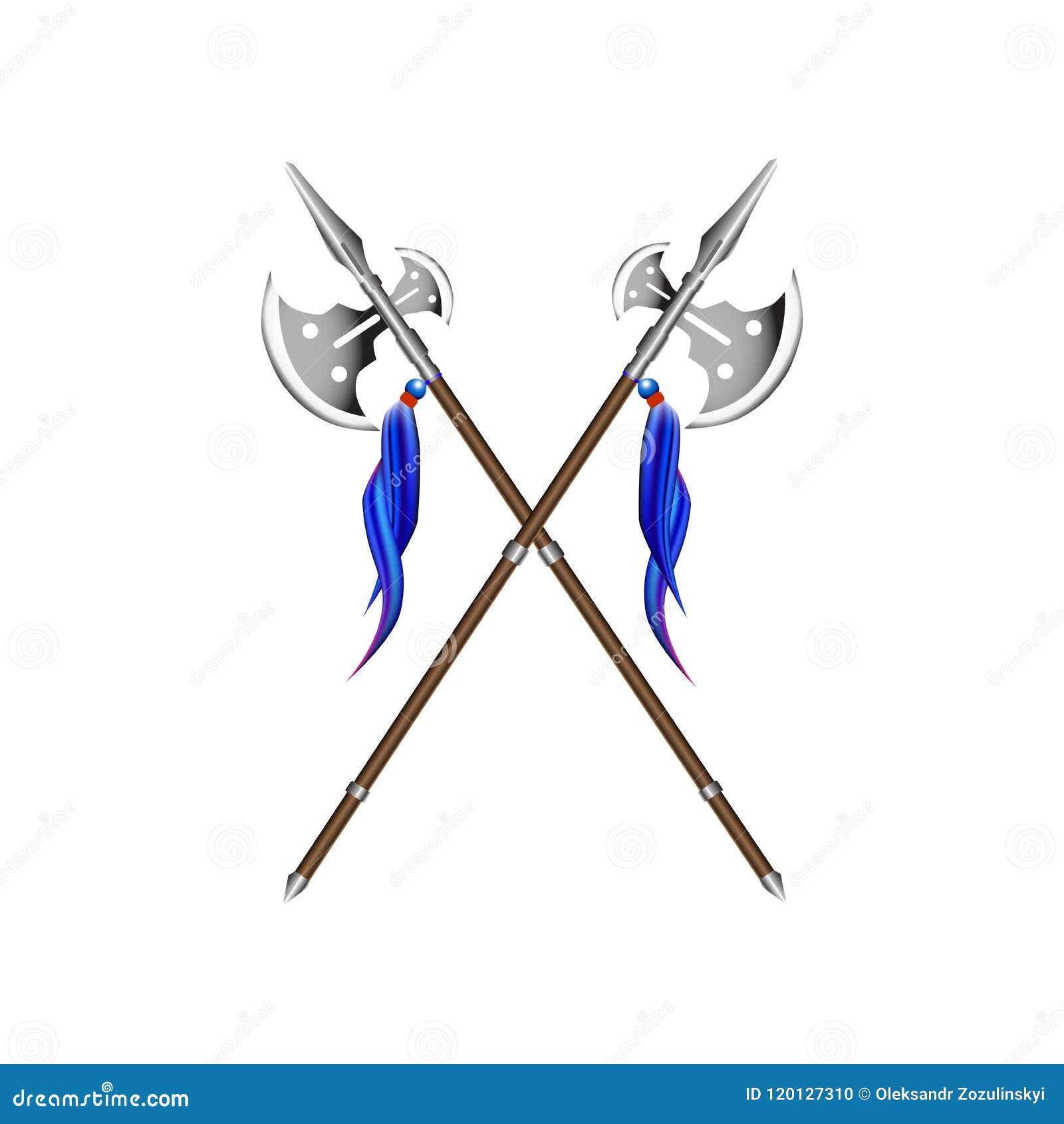 Vector Halberds Silhouettes Set | CartoonDealer.com #65414262