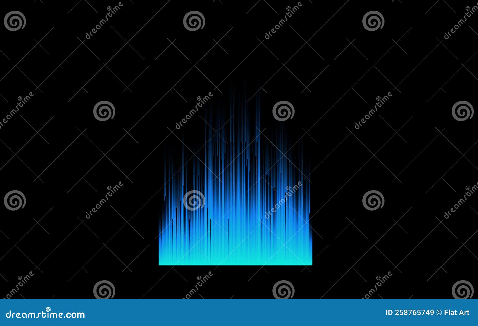 Vector Half Circles Digital Technology Ai Lines Flowing Dynamic Pattern ...