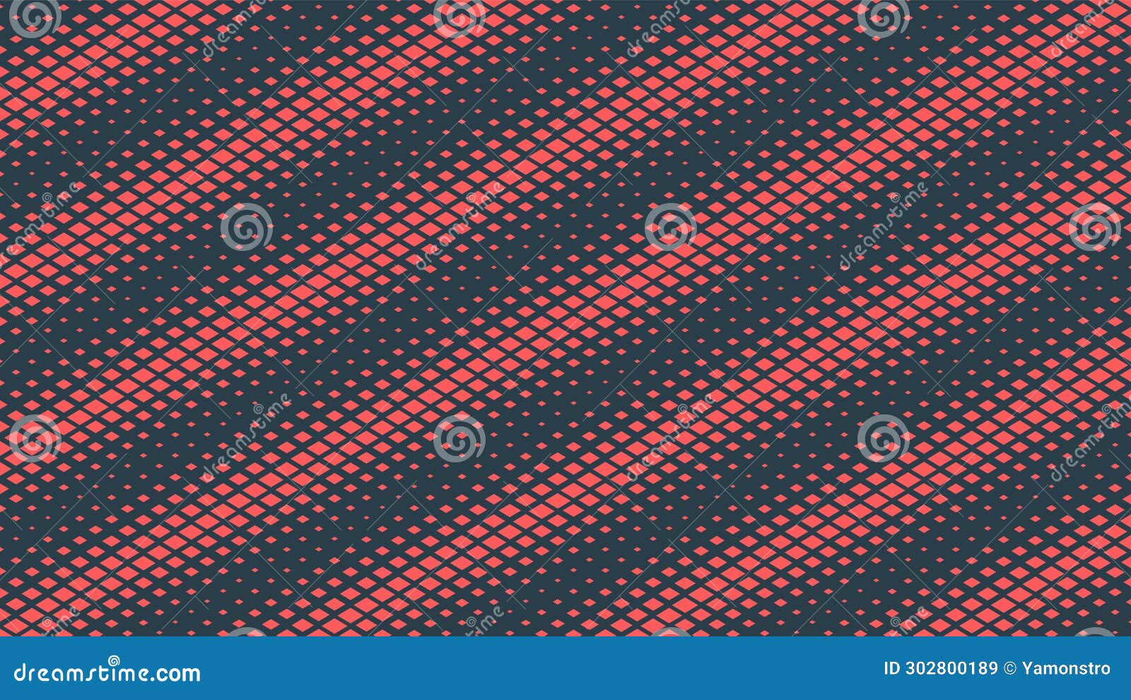 Vector Half Tone Checkered Pattern Rhombus Dot Leaning Lines Red Blue ...