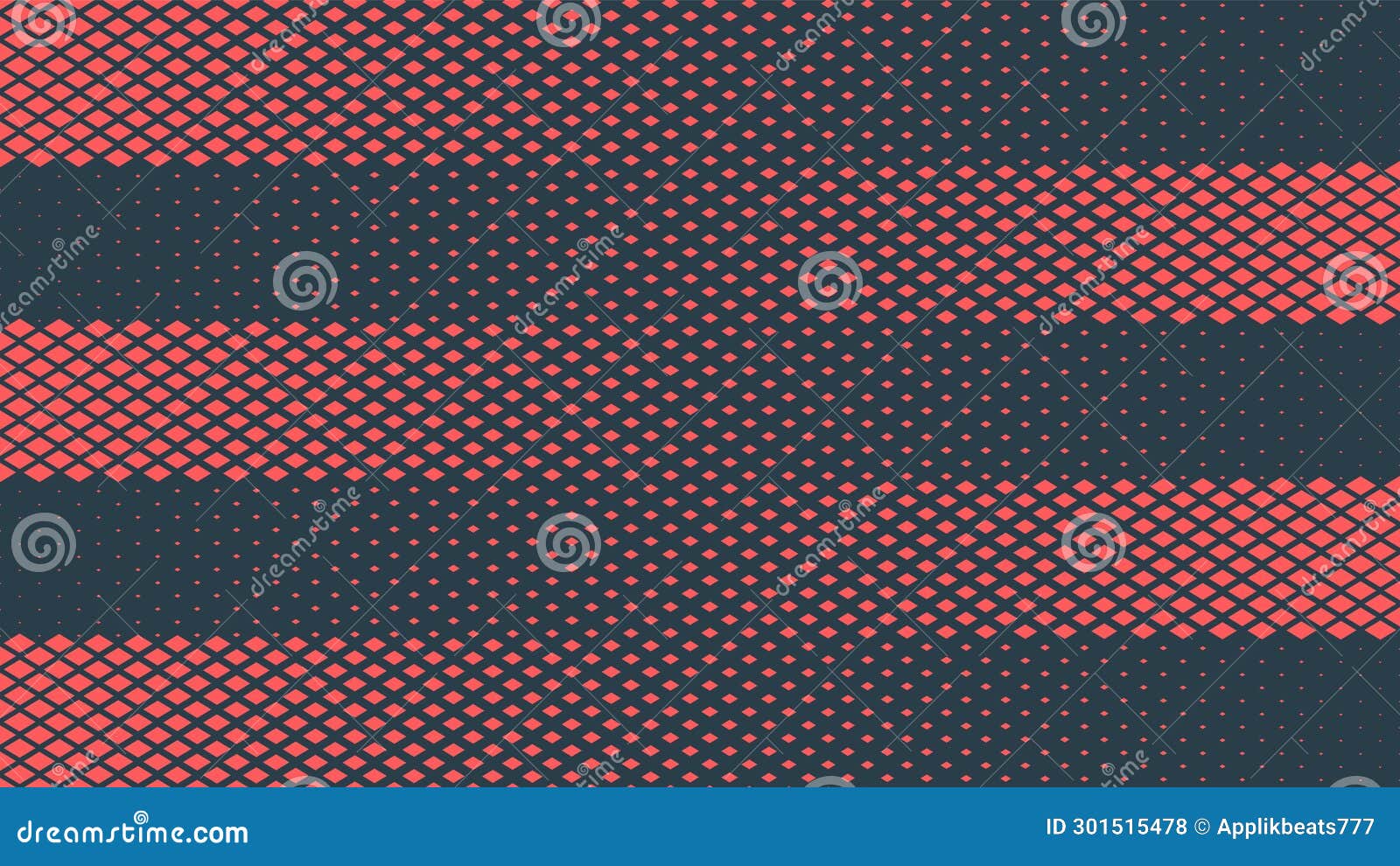 Vector Half Tone Checkered Pattern Rhombus Dots Mod Texture Red Blue ...