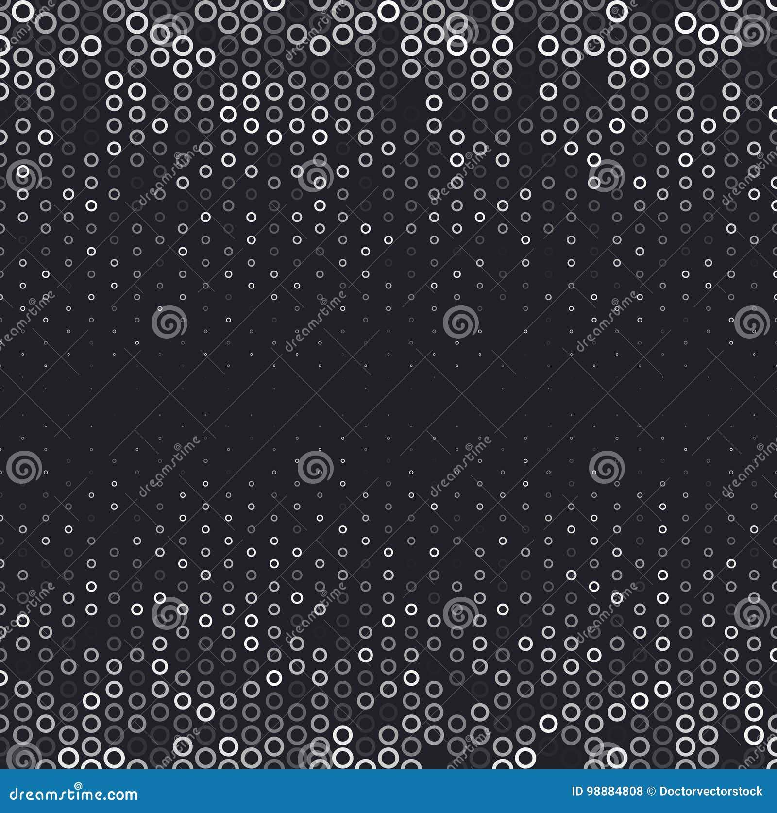 Vector Halftone Abstract Background, Black White Gradient Gradation ...