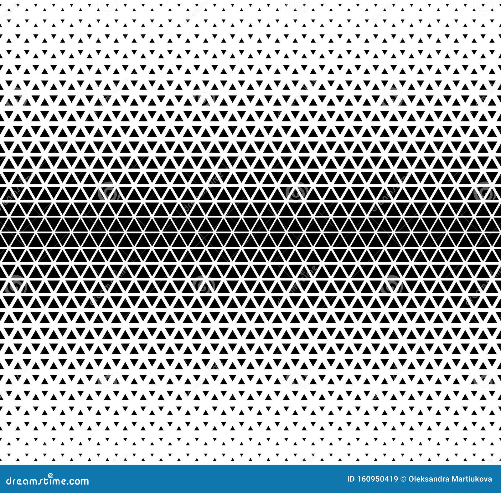 Vector Halftone Abstract Background. Seamless Black and White Polygonal ...