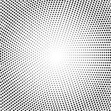 Vector Halftone Dots. Black Dots on White Stock Vector - Illustration ...