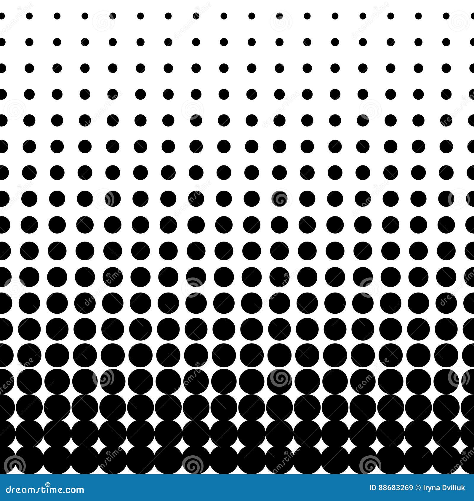 Vector Halftone Dots. Black Dots on White Background. Stock Vector ...