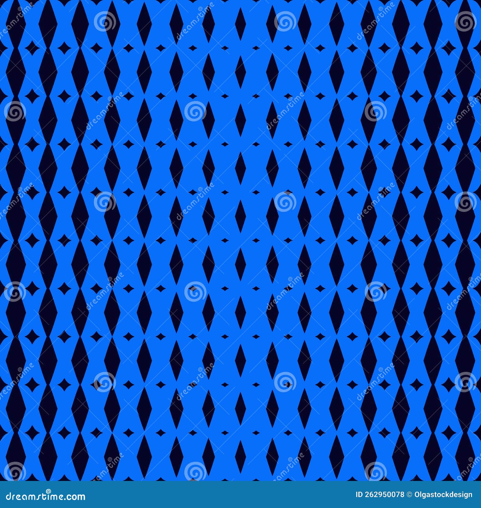 Vector Halftone Pattern. Abstract Neon Blue Seamless Background with ...