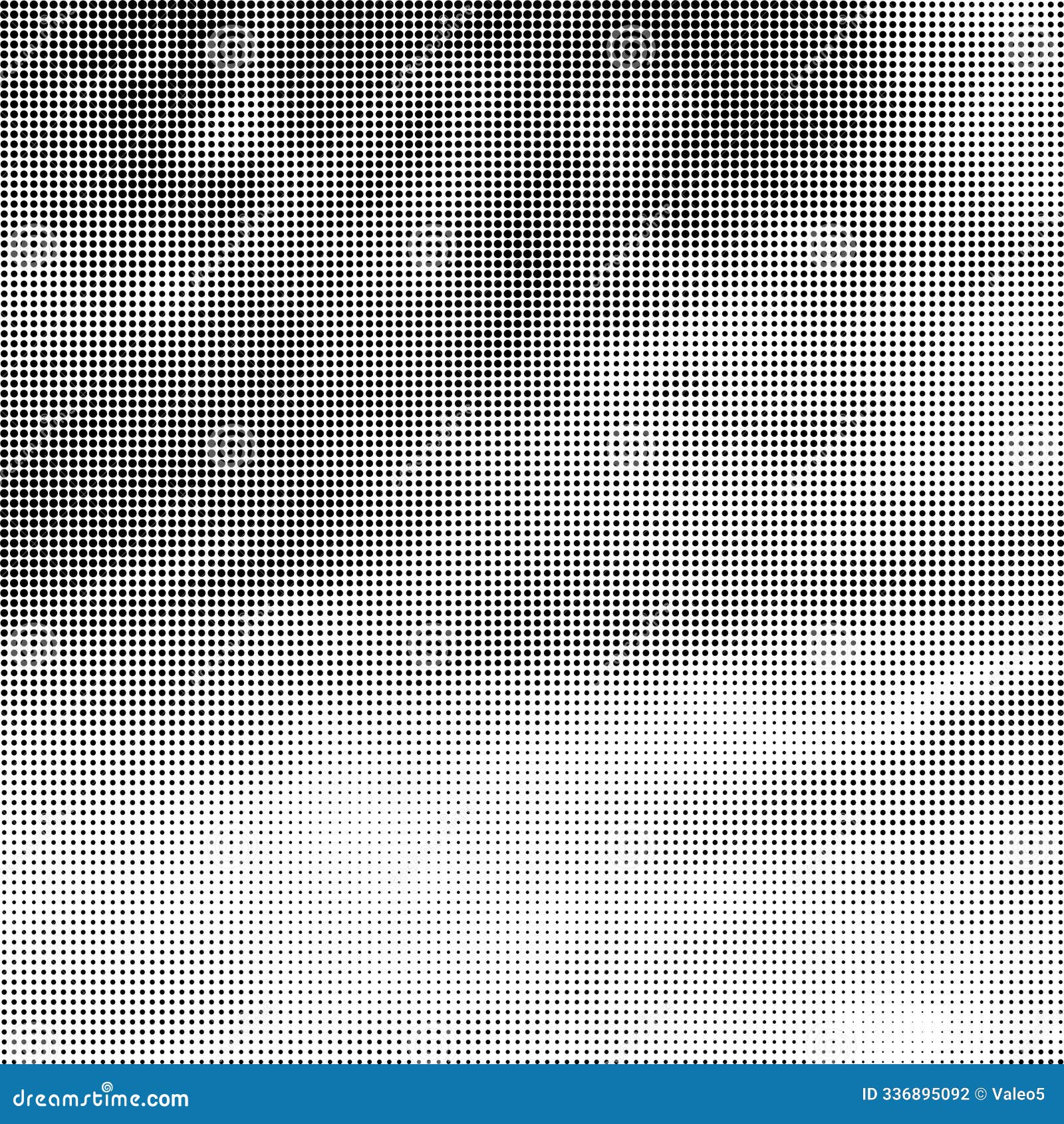 Vector Halftone Pattern. Set of Dots. Dotted Texture on White ...