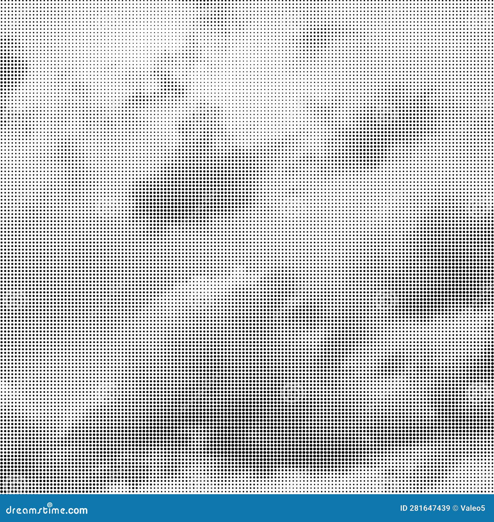 Vector Halftone Pattern. Set of Dots. Dotted Texture on White ...