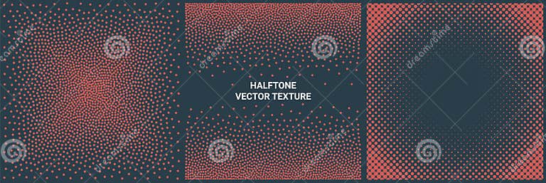 Vector Halftone Pattern Texture Gradient Screen Background. Half Tone ...