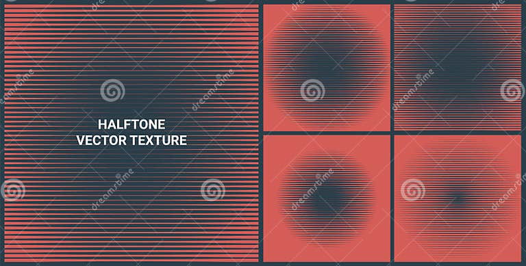 Vector Halftone Pattern Texture Gradient Screen Background. Half Tone ...
