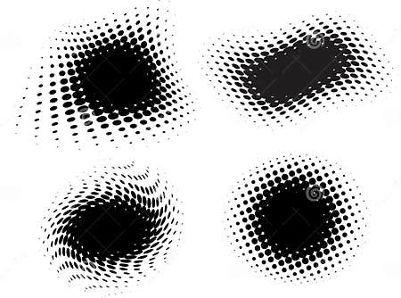 Vector halftone set stock vector. Illustration of ornate - 5254667