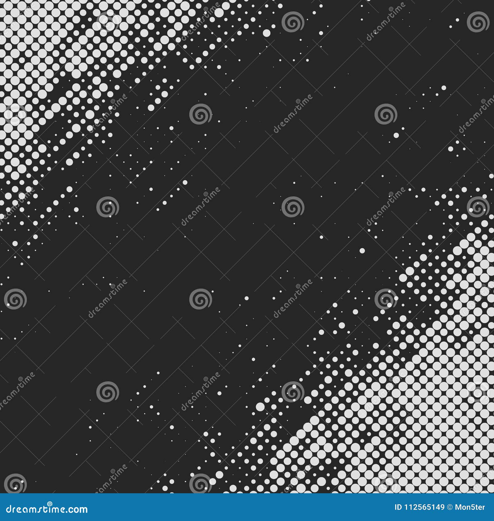 Vector Halftone Texture. stock vector. Illustration of banner - 112565149
