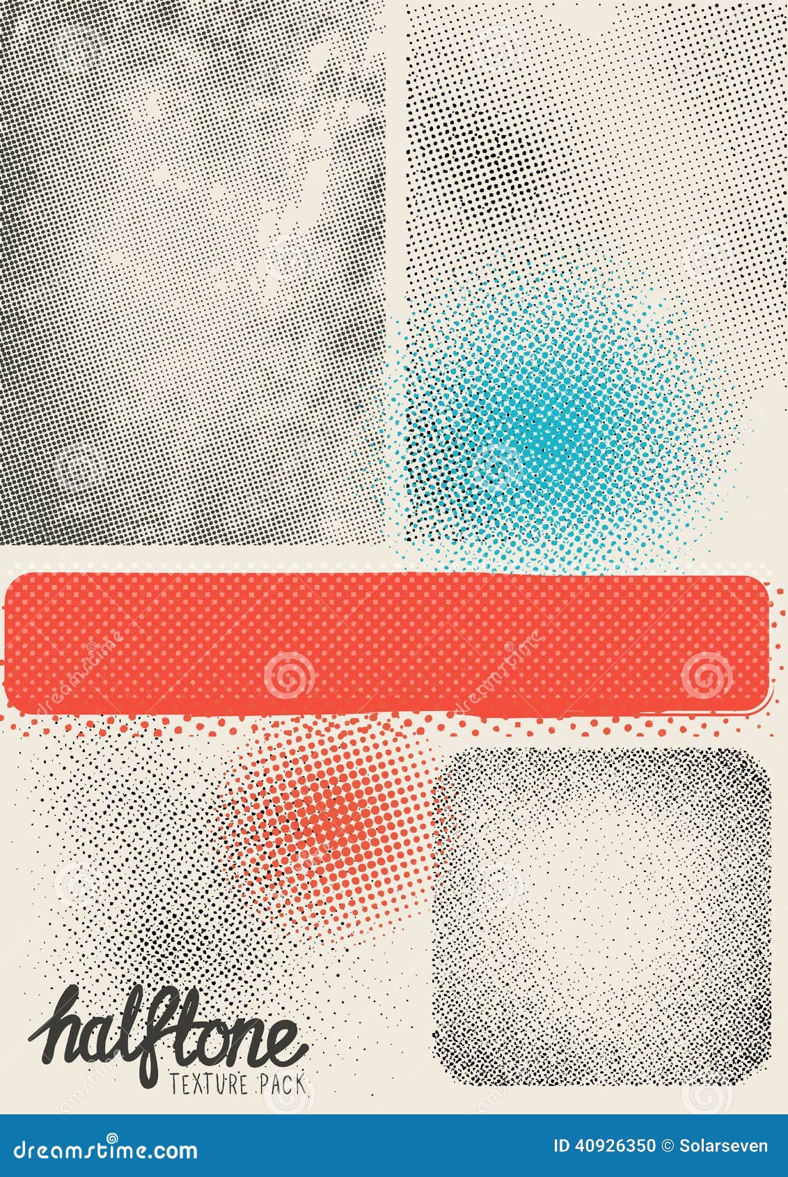 Vector Halftone Texture Pack Stock Vector - Illustration of creative ...