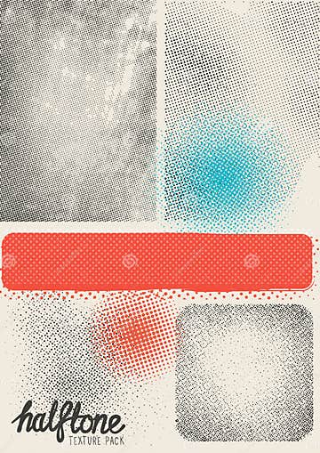 Vector Halftone Texture Pack Stock Vector - Illustration of creative ...