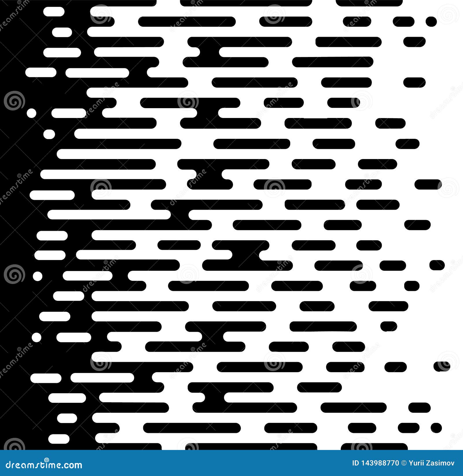 Vector Halftone Transition Abstract Wallpaper Pattern. Seamless Black ...
