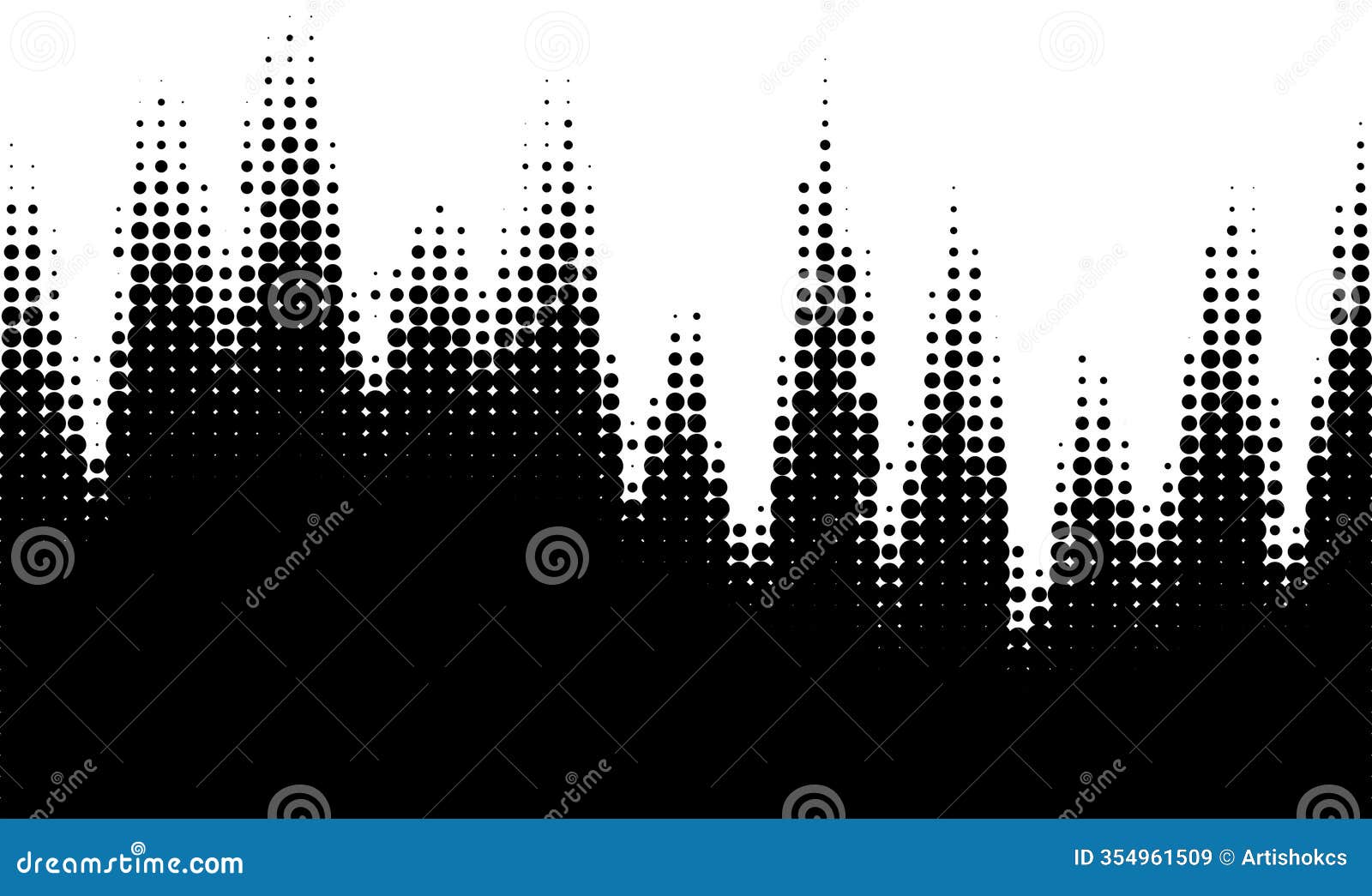 Halftone Wavy Grunge Gradient Background. Faded Grain Gritty Wallpaper ...