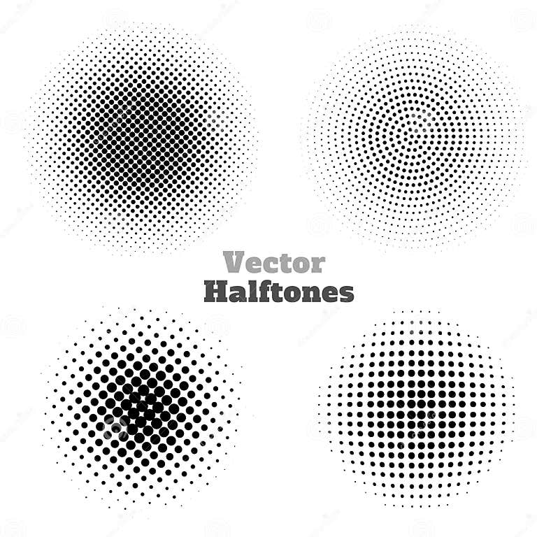 Vector Halftones stock vector. Illustration of spot, spray - 59637163