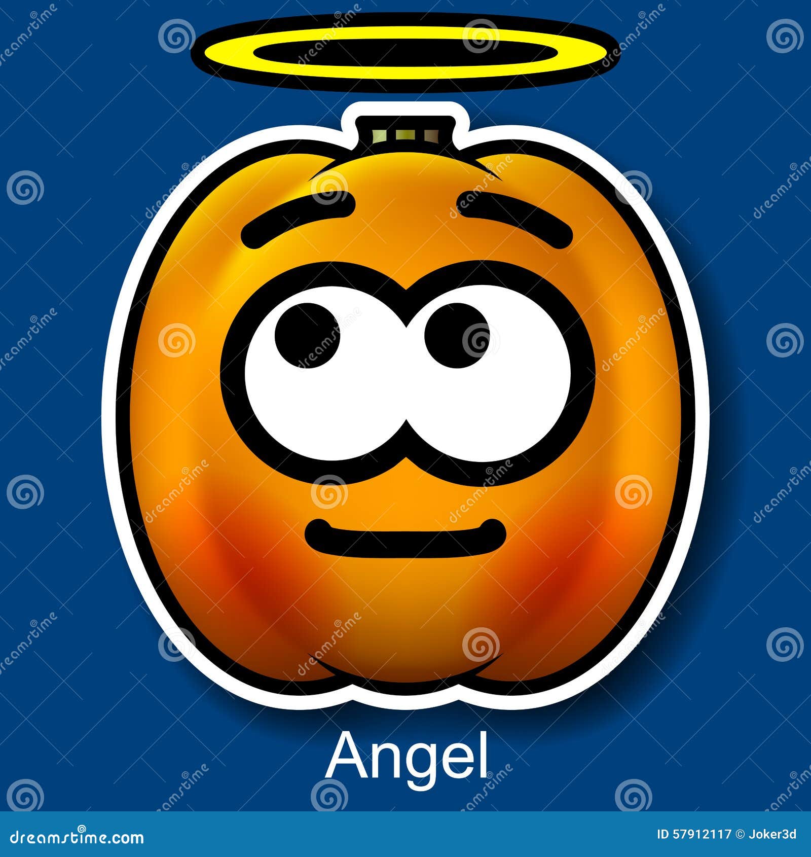 Smiley Angel Cartoon Vector | CartoonDealer.com #91646897