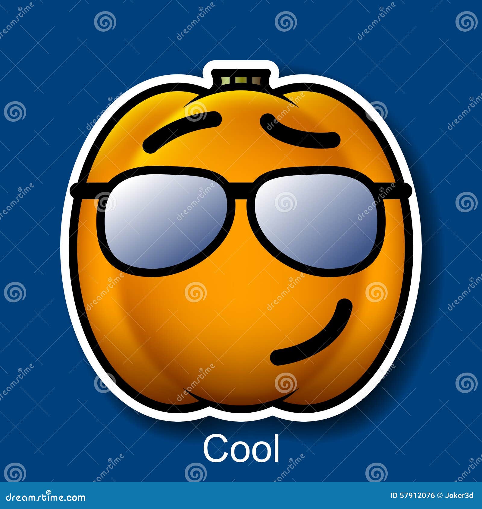 Smiley Cool Emoji Vector Set. Smileys Emoticon Yellow Icon Collection ...