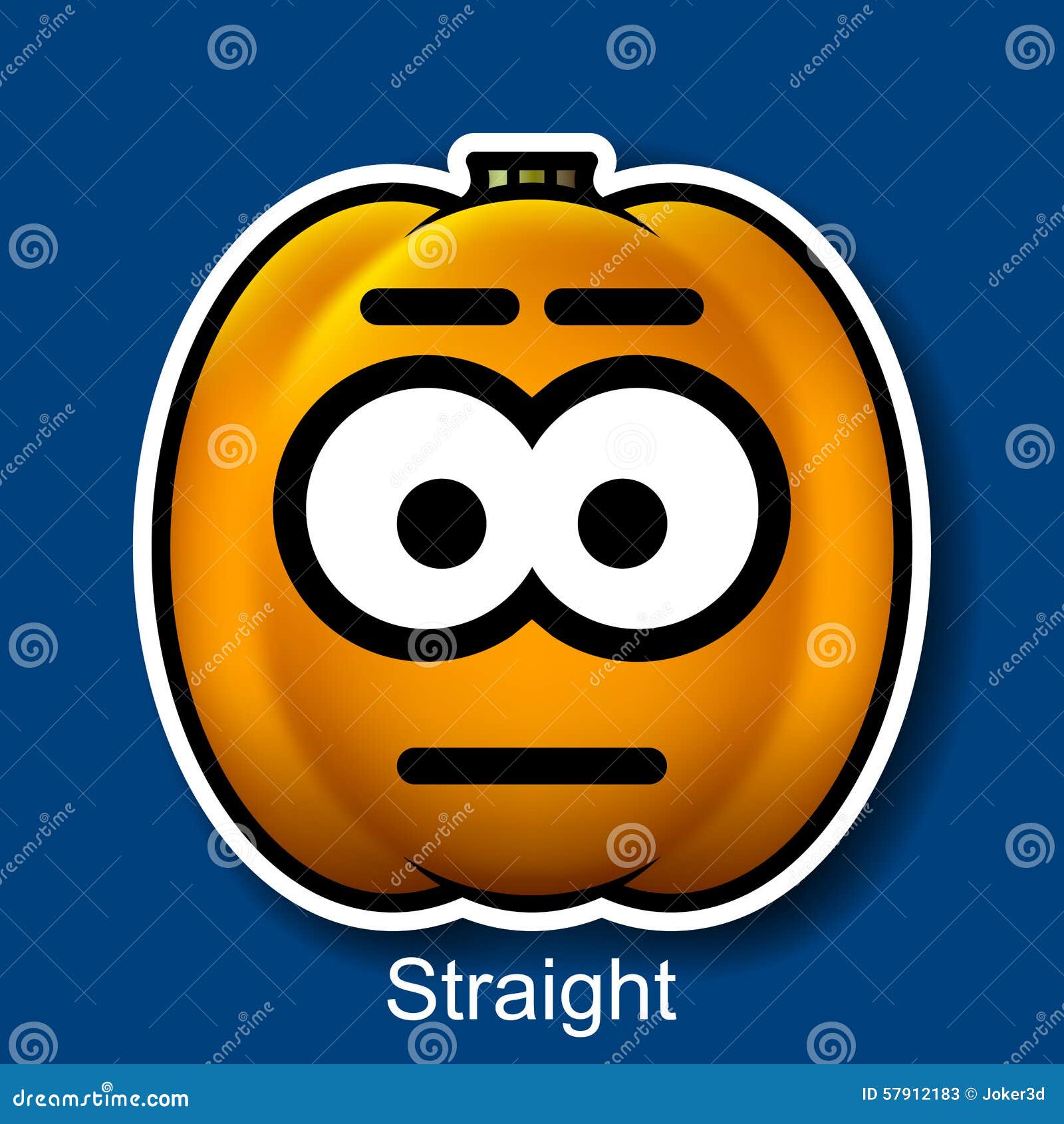 Straight Smiley Face Clip Art