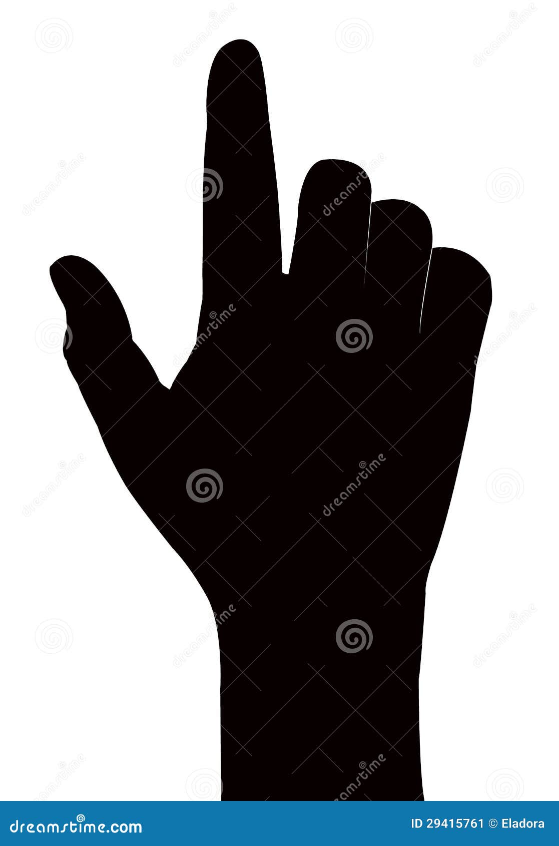 Vector hand arrow stock vector. Illustration of black - 29415761