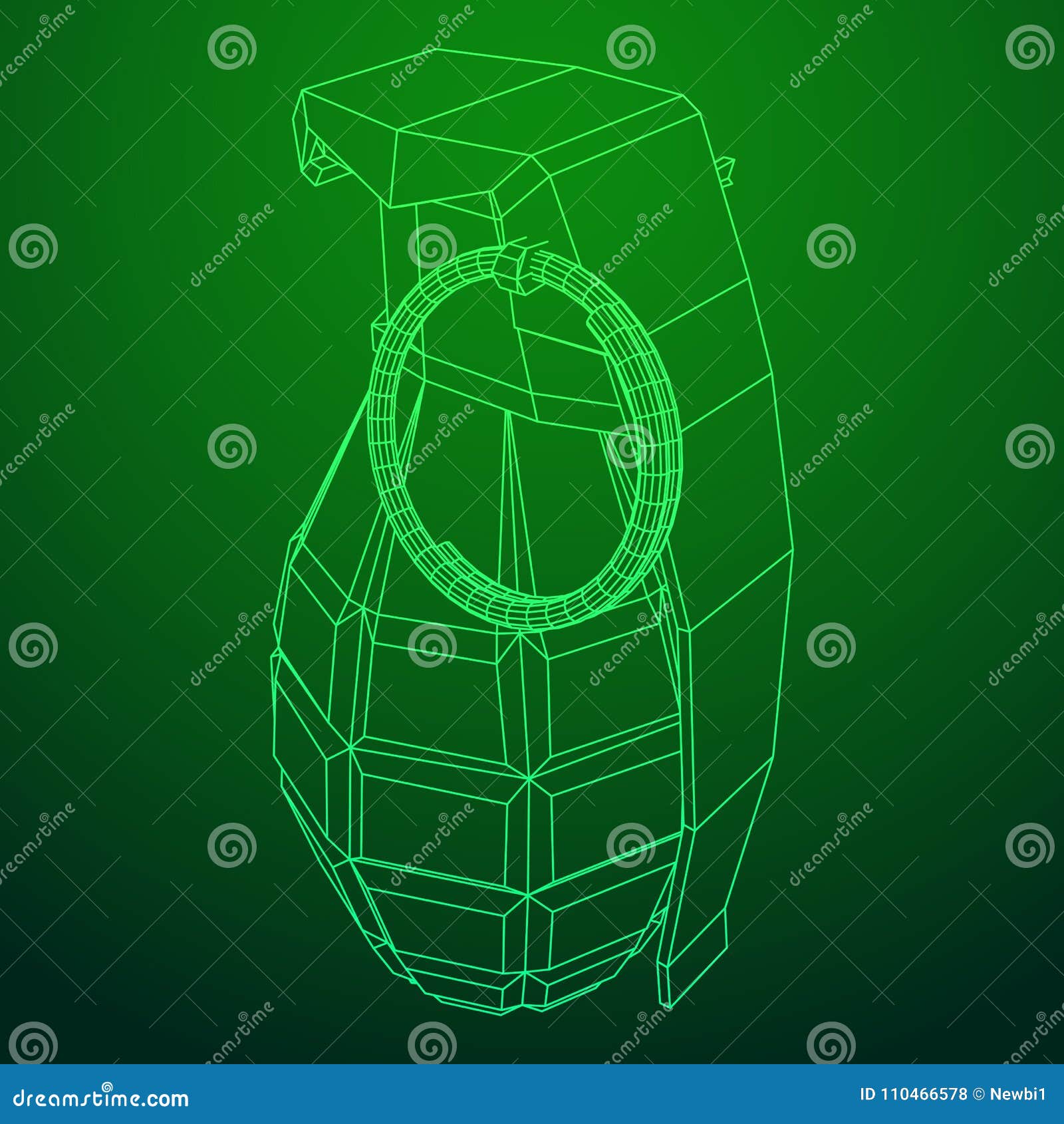 Vector hand bomb stock vector. Illustration of icon - 110466578