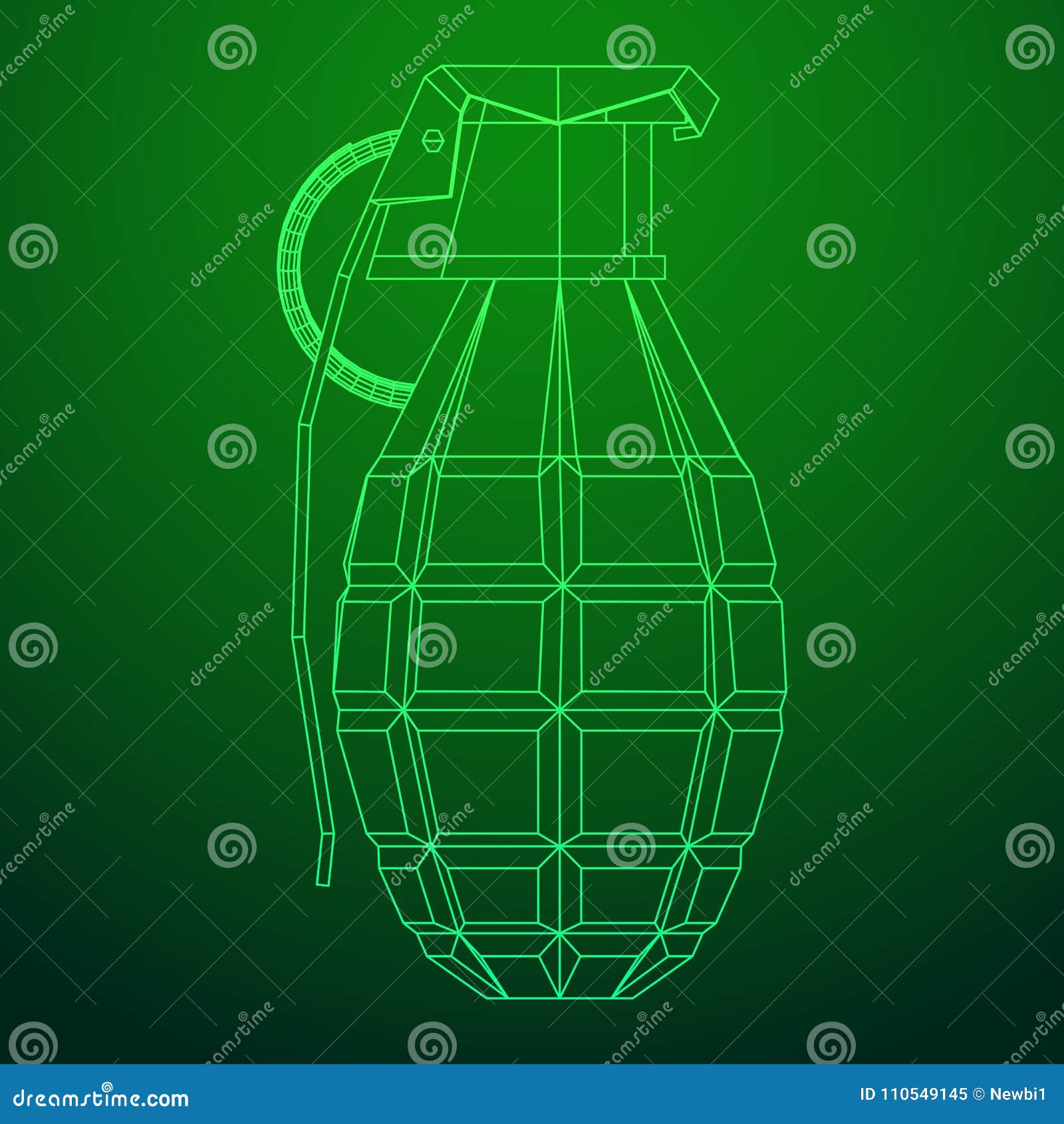 Vector hand bomb stock vector. Illustration of explode - 110549145