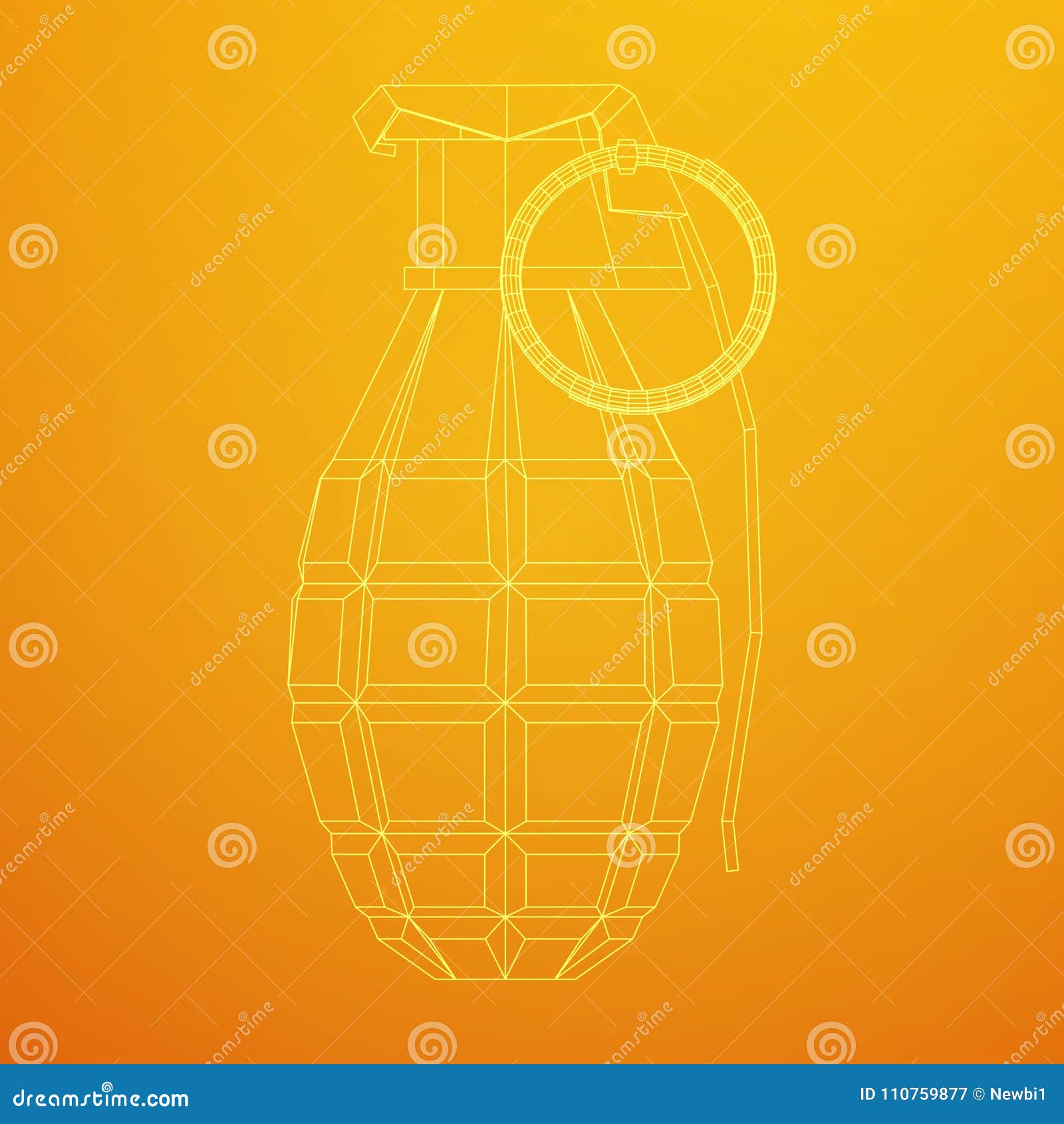Vector hand bomb stock vector. Illustration of fight - 110759877