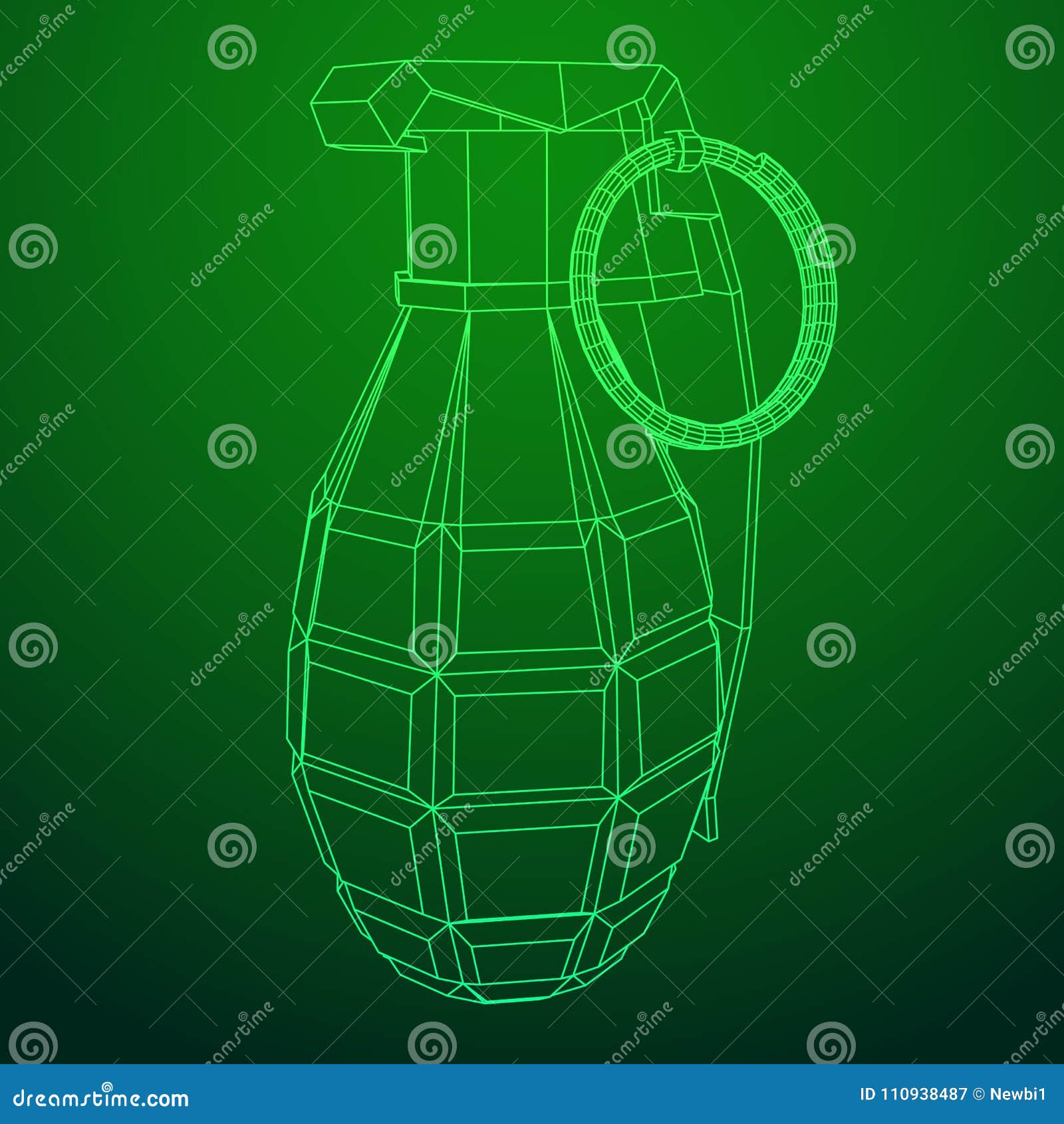 Vector hand bomb stock vector. Illustration of destruction - 110938487