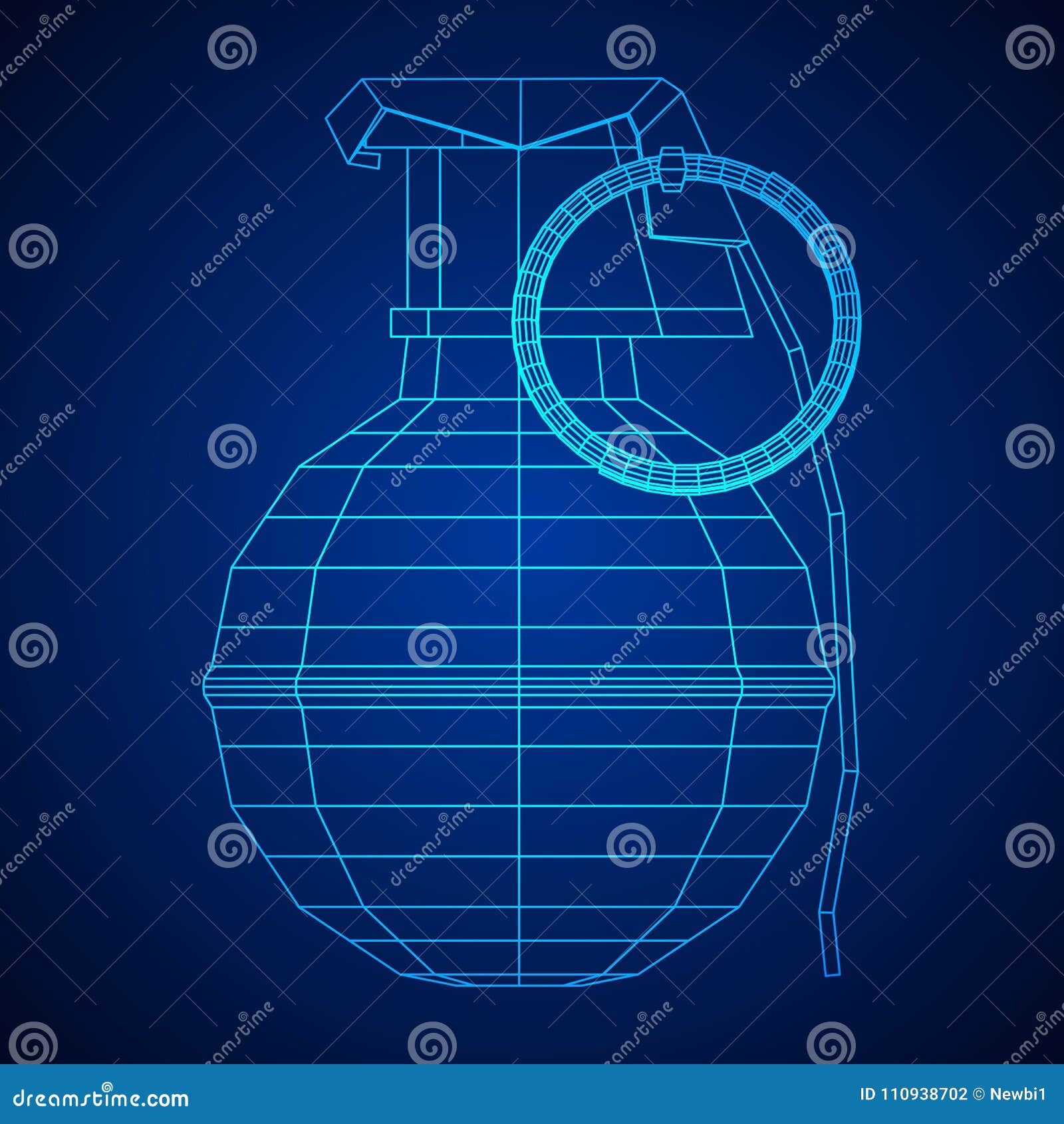 Vector hand bomb stock vector. Illustration of blow - 110938702