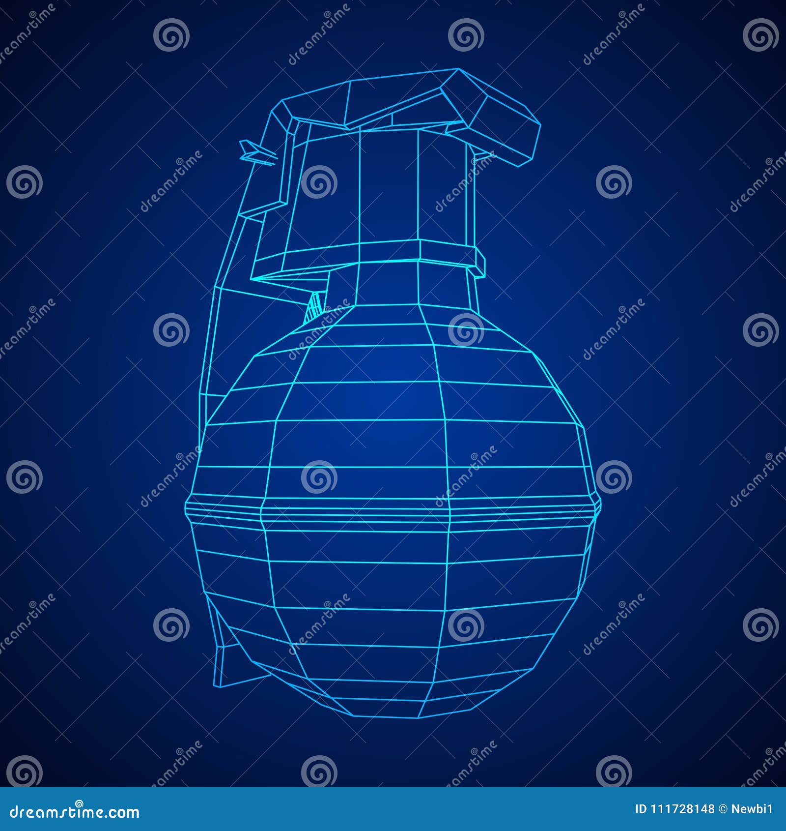 Vector hand bomb stock vector. Illustration of frame - 111728148
