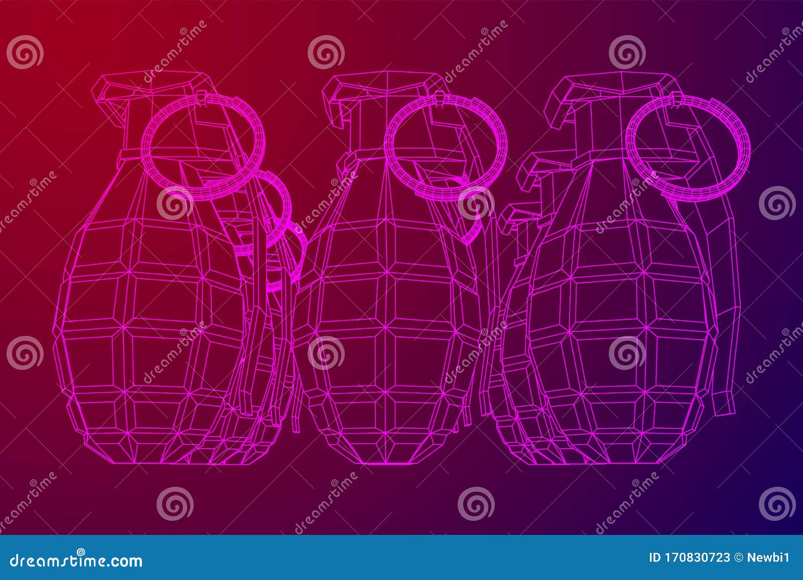 Vector hand bomb stock vector. Illustration of frame - 170830723