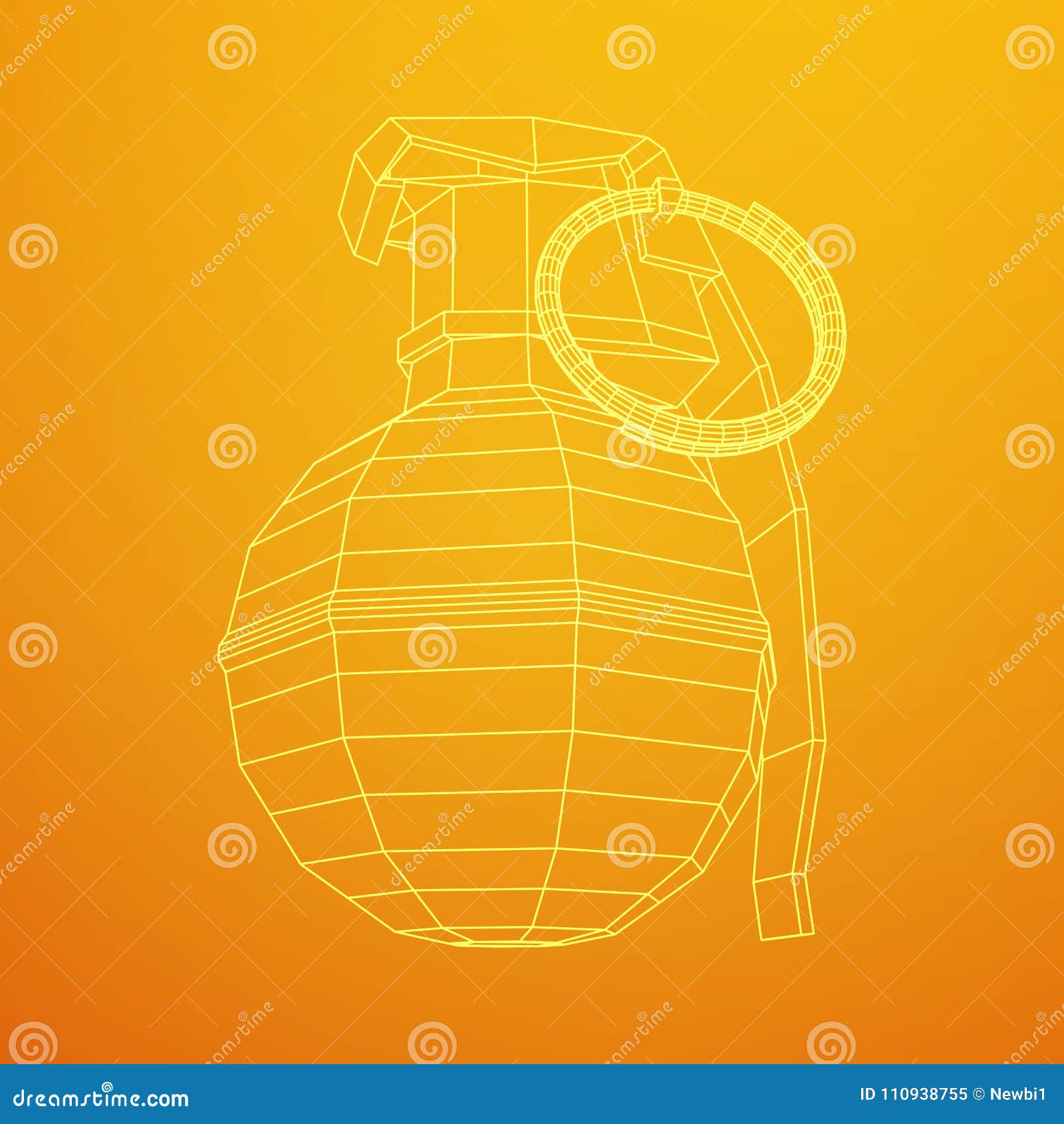 Vector hand bomb stock vector. Illustration of fight - 110938755