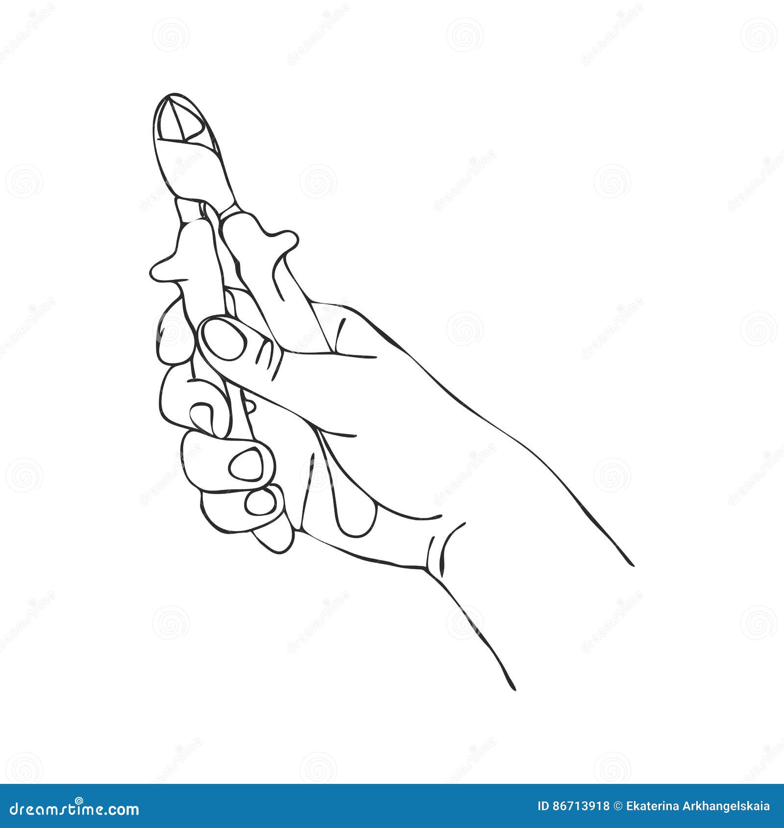 Hand Holding Clippers Stock Illustrations – 174 Hand Holding Clippers ...