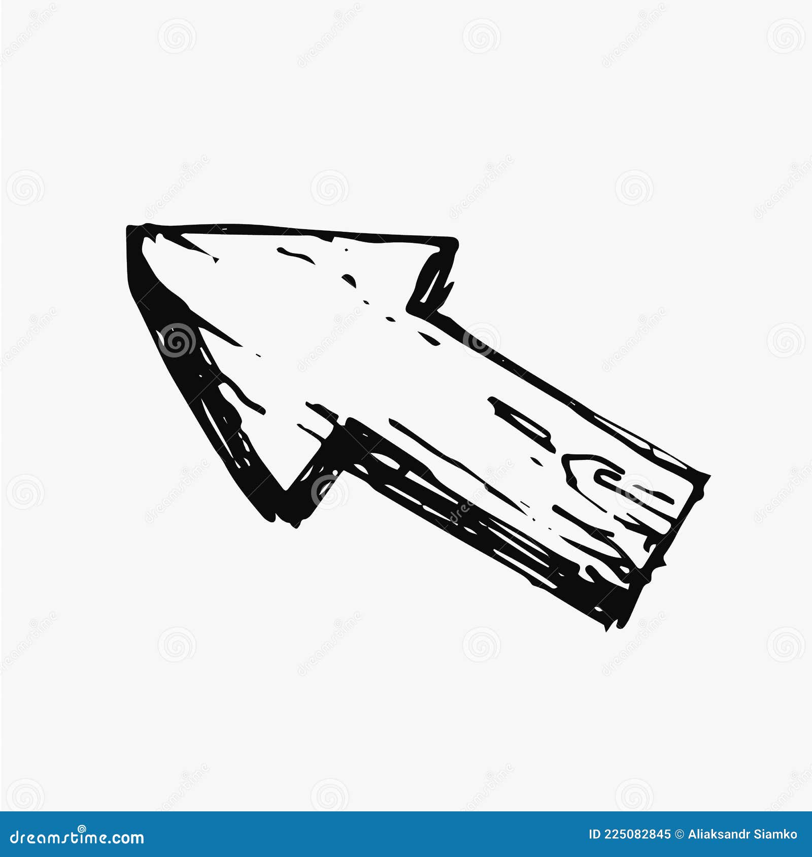 Vector Hand Draw Wooden Signboard, Arrow Sign, Empty Signboard. Stock ... Vector Hand Draw Wooden Signboard, Arrow Sign, Empty Signboard. Stock ...