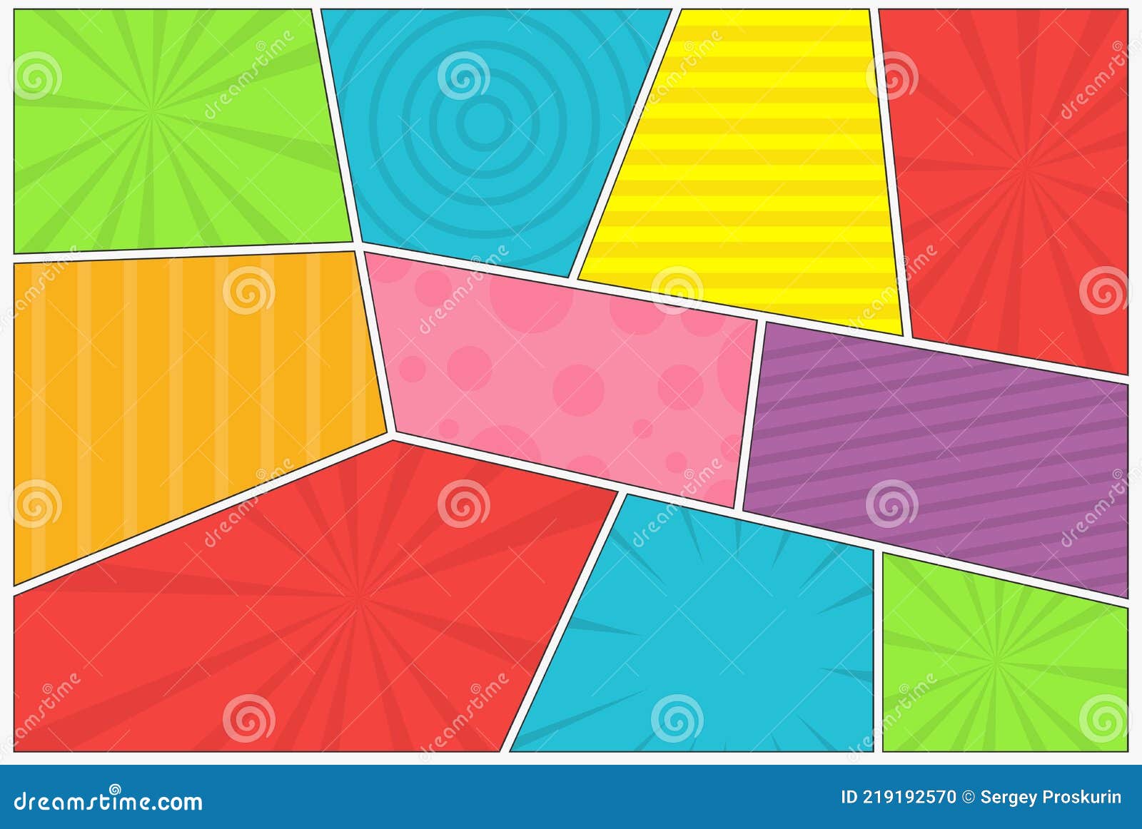 Vector Hand-drawn Comic Boom Stock Vector - Illustration of curve, talk ...