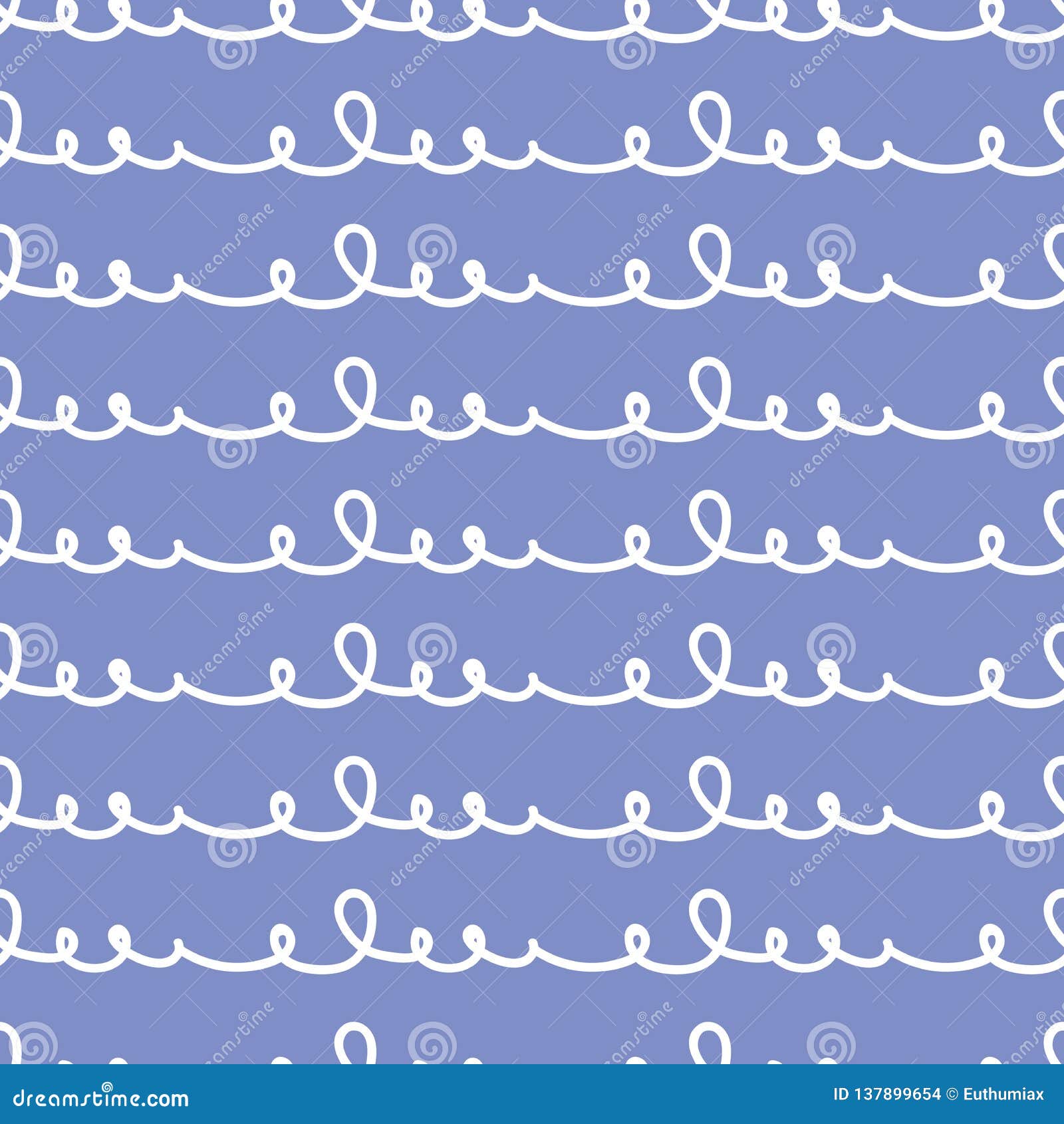 Vector Hand Drawn Doodle Line Repeat Seamless Pattern. Pencil Scribble ...