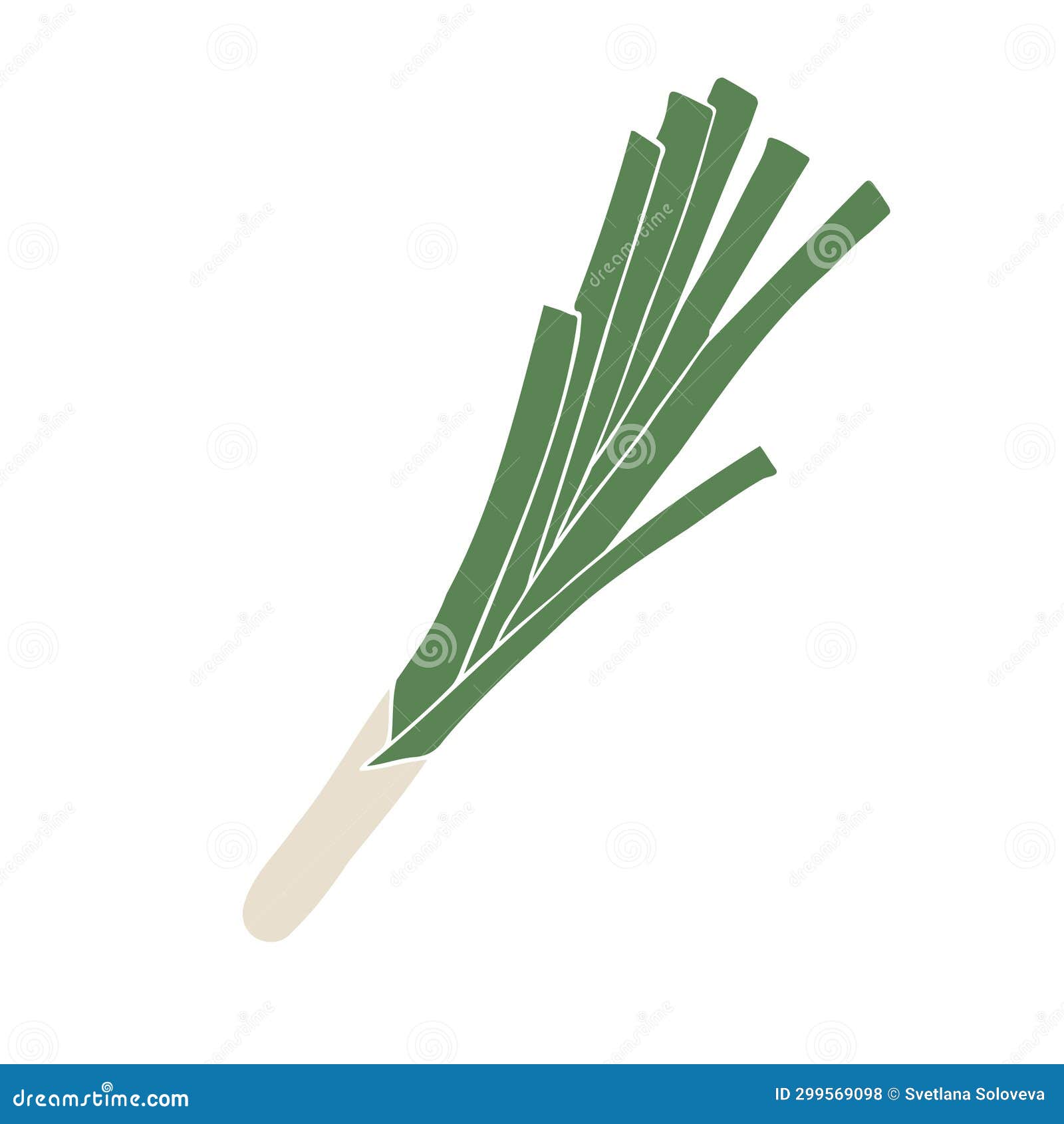Vector Hand Drawn Doodle Sketch Leek Stock Vector - Illustration of ...