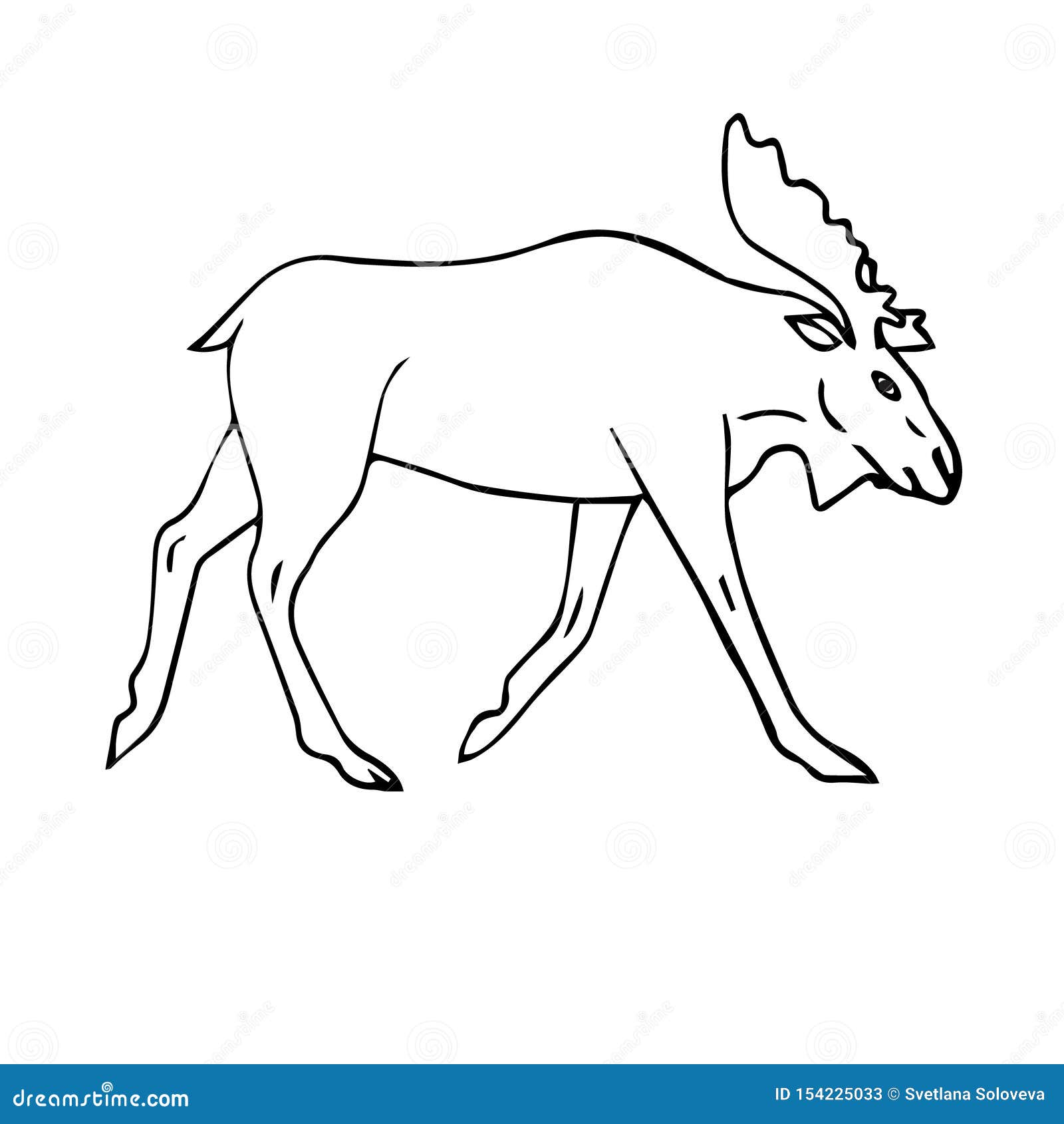 Vector Hand Drawn Doodle Sketch Moose Stock Vector - Illustration of ... Vector Hand Drawn Doodle Sketch Moose Stock Vector - Illustration of ...