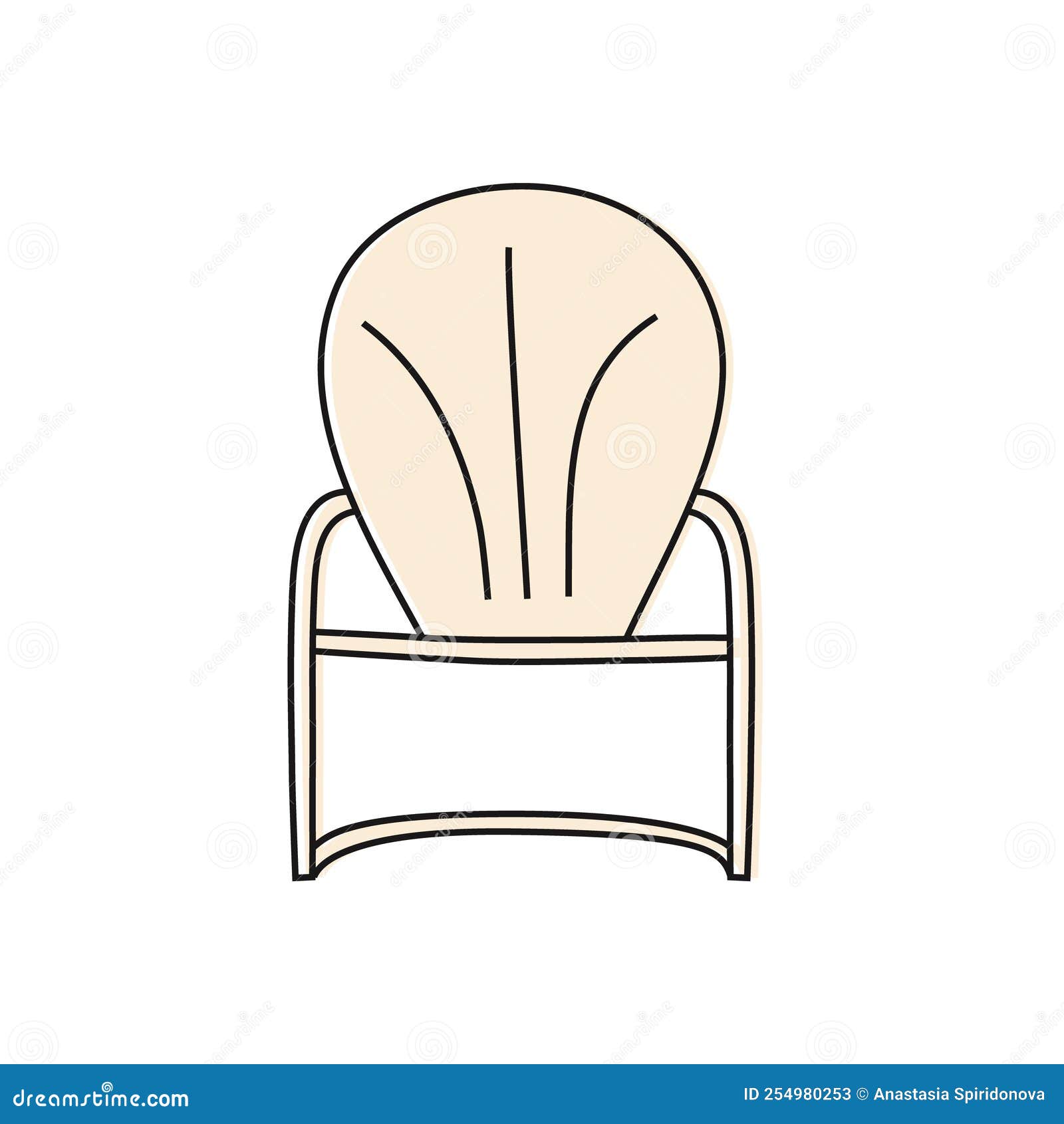 Vector Hand Drawn Flat Colourful Illustration Stock Vector ...