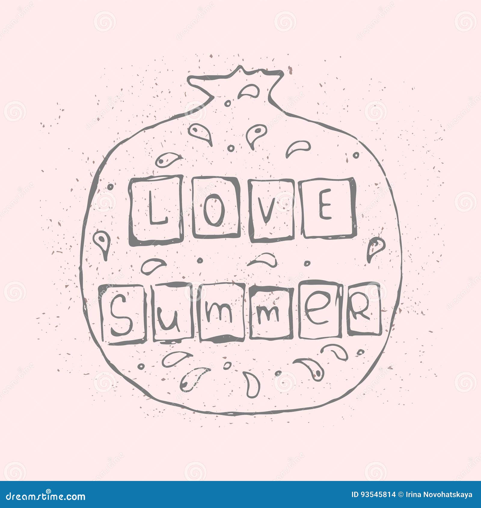 Vector Hand Drawn Garnet Logo Stock Vector - Illustration of isolated ...