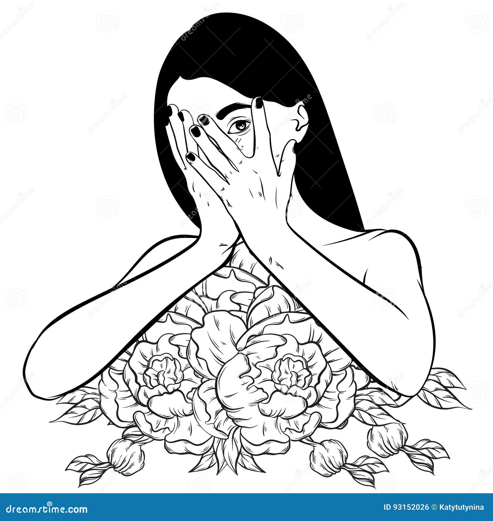 Ashamed Clipart Of Flowers