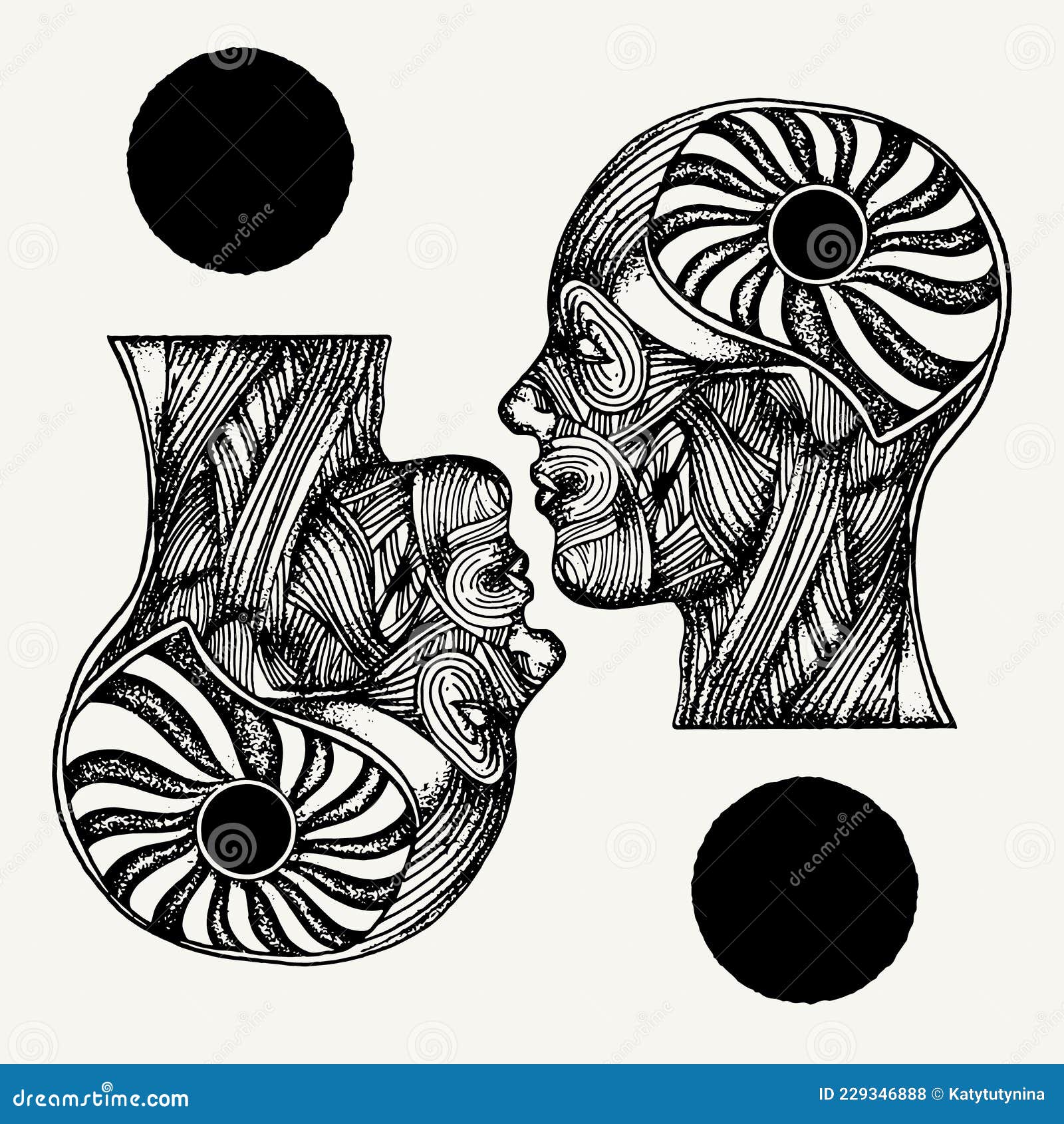 Head Muscles Lateral Color Cartoon Vector | CartoonDealer.com #88352303