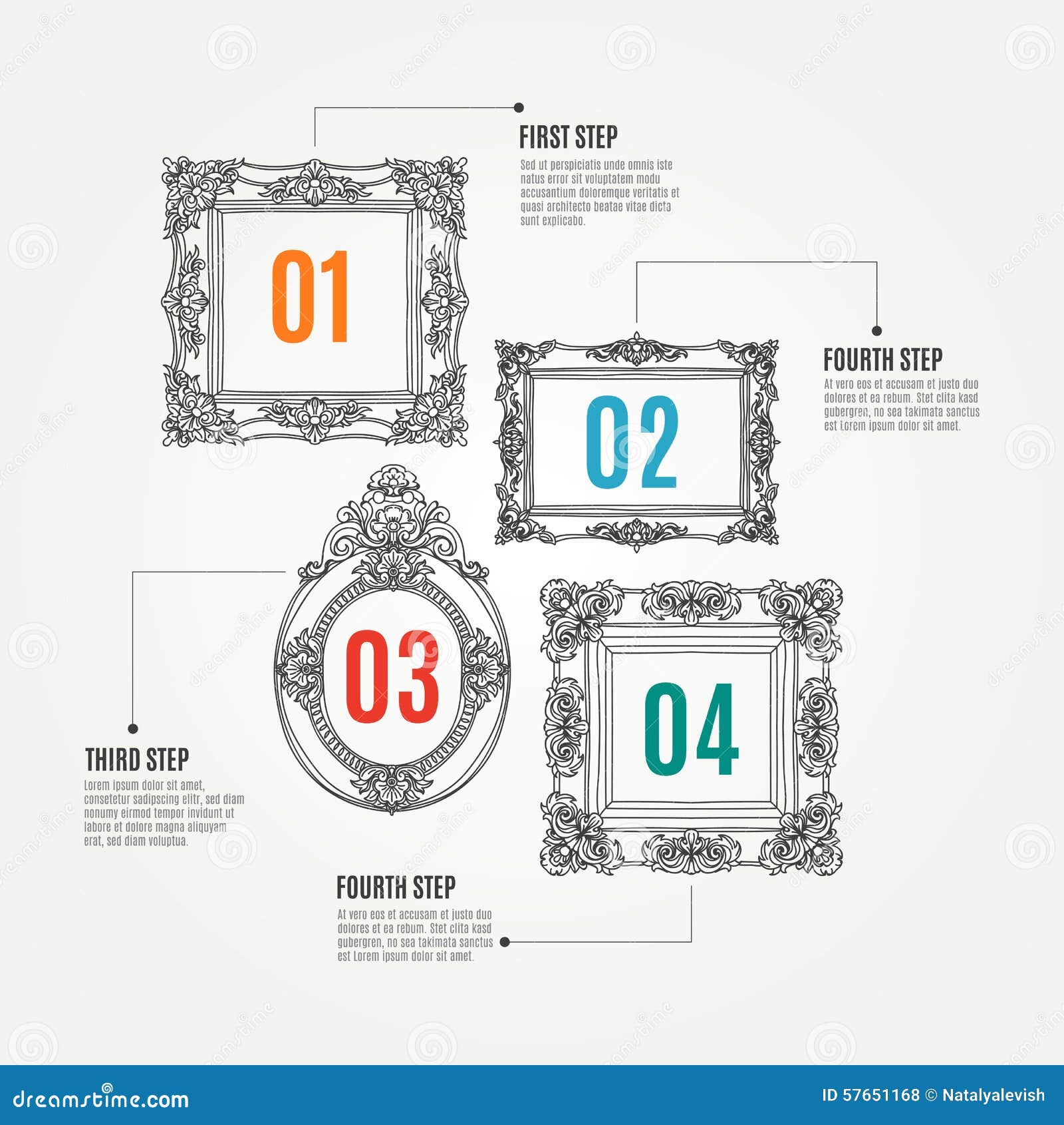 Vector Hand Drawn Infographic Elements with Stock Vector - Illustration ...
