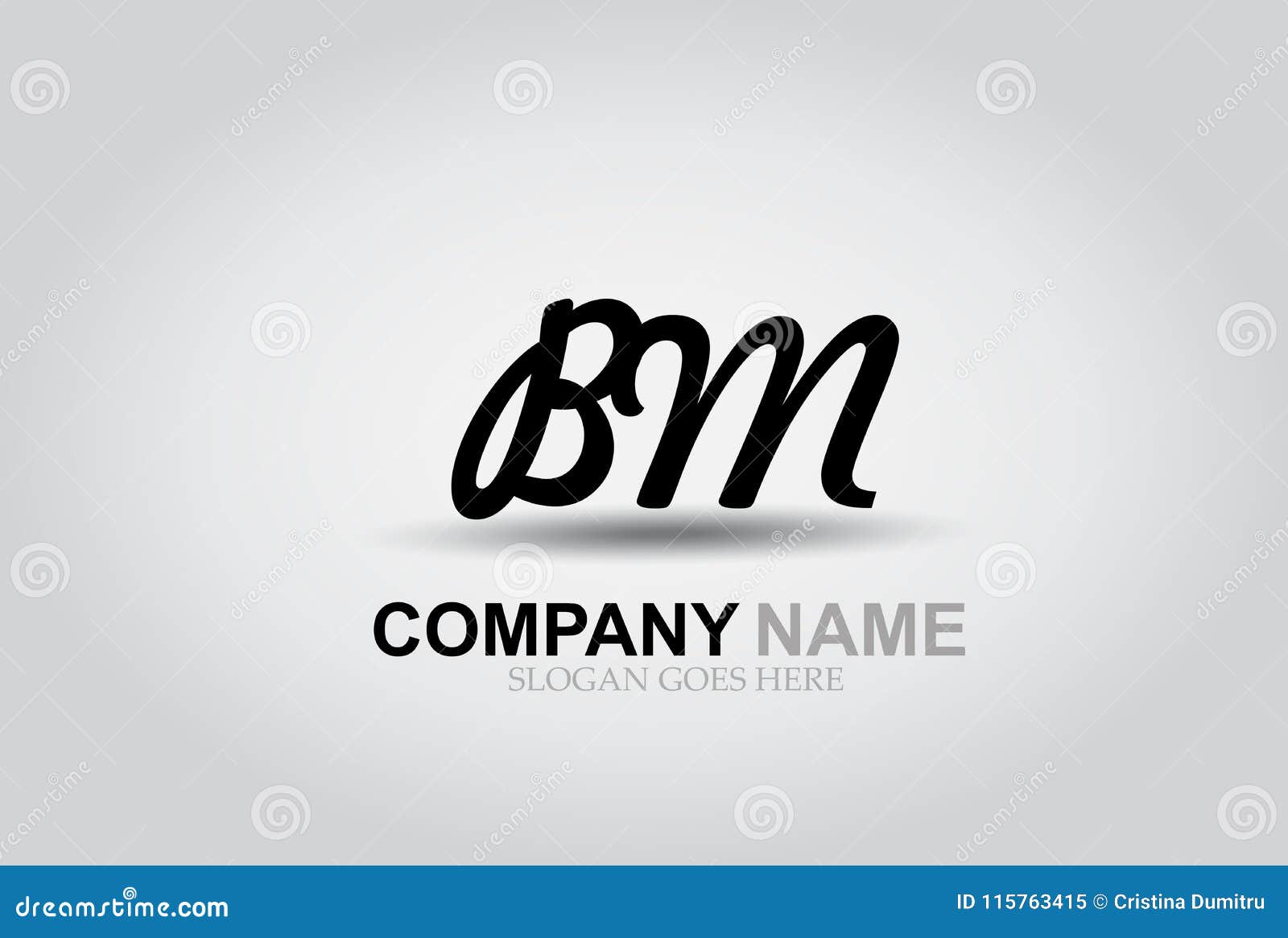Vector Hand Drawn Letter BM Style Alphabet Font. Stock Vector ...