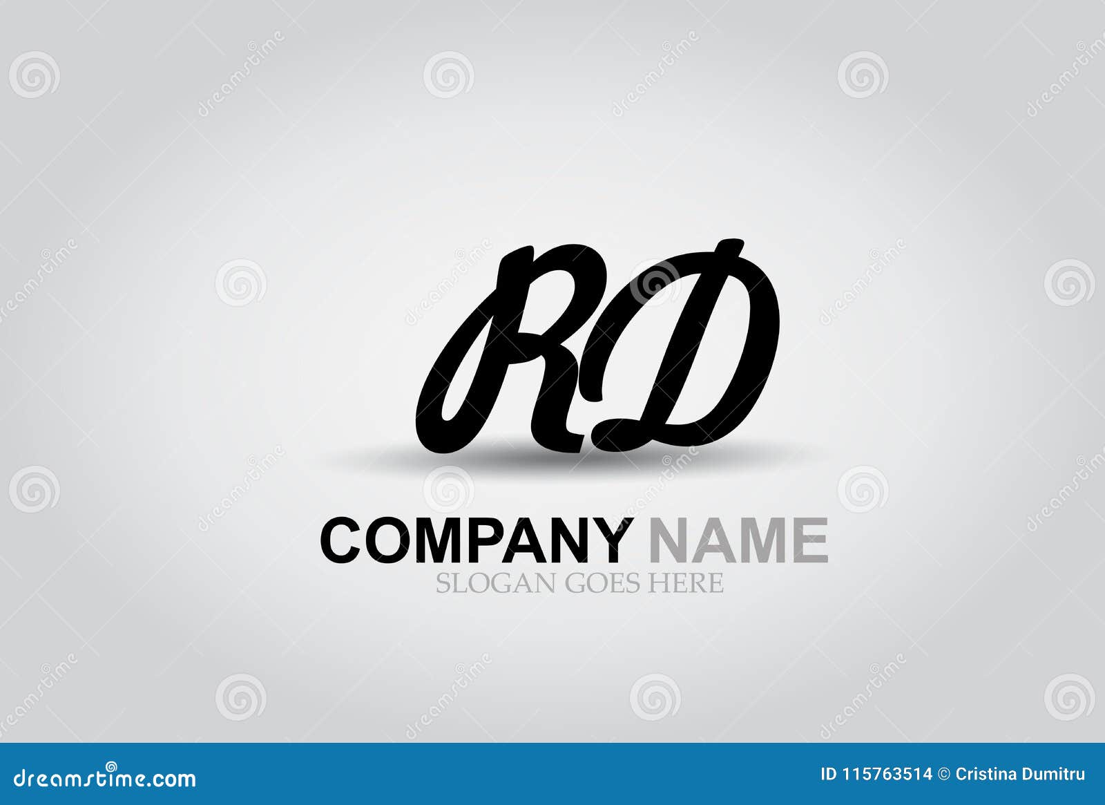 Vector Hand Drawn Letter RD Style Alphabet Font. Stock Vector ...